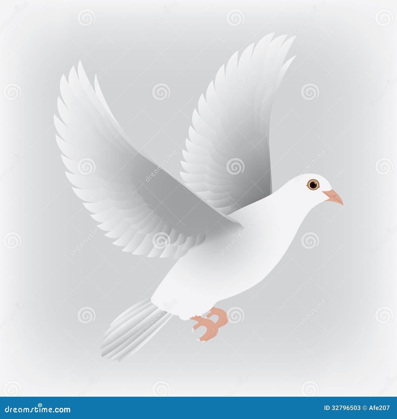 Vetor da pomba do branco ilustração do vetor. Ilustração de planar ...