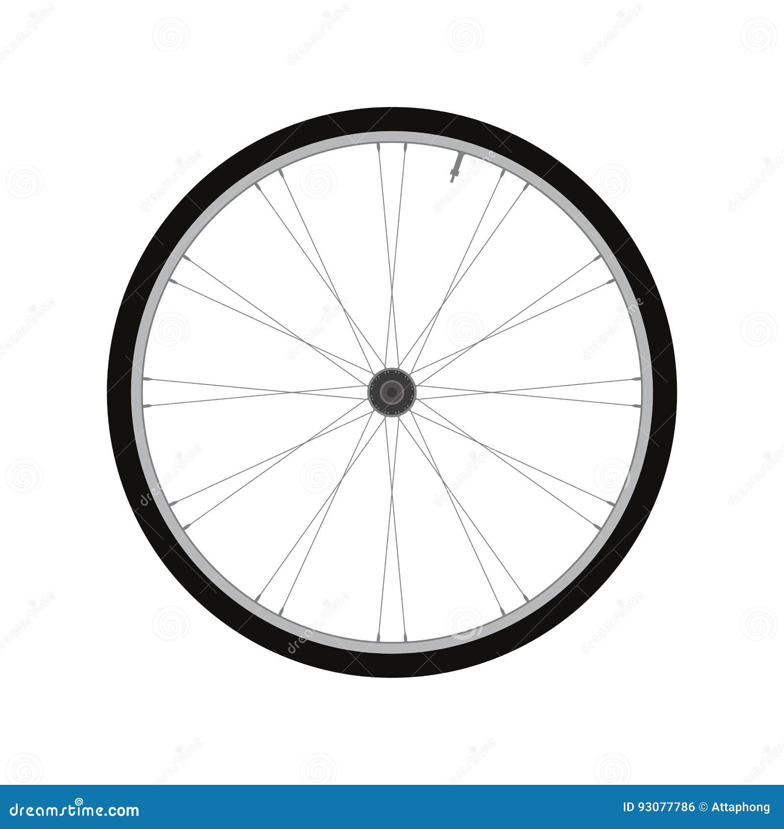 Vetor da roda de bicicleta ilustração do vetor. Ilustração de redondo ...