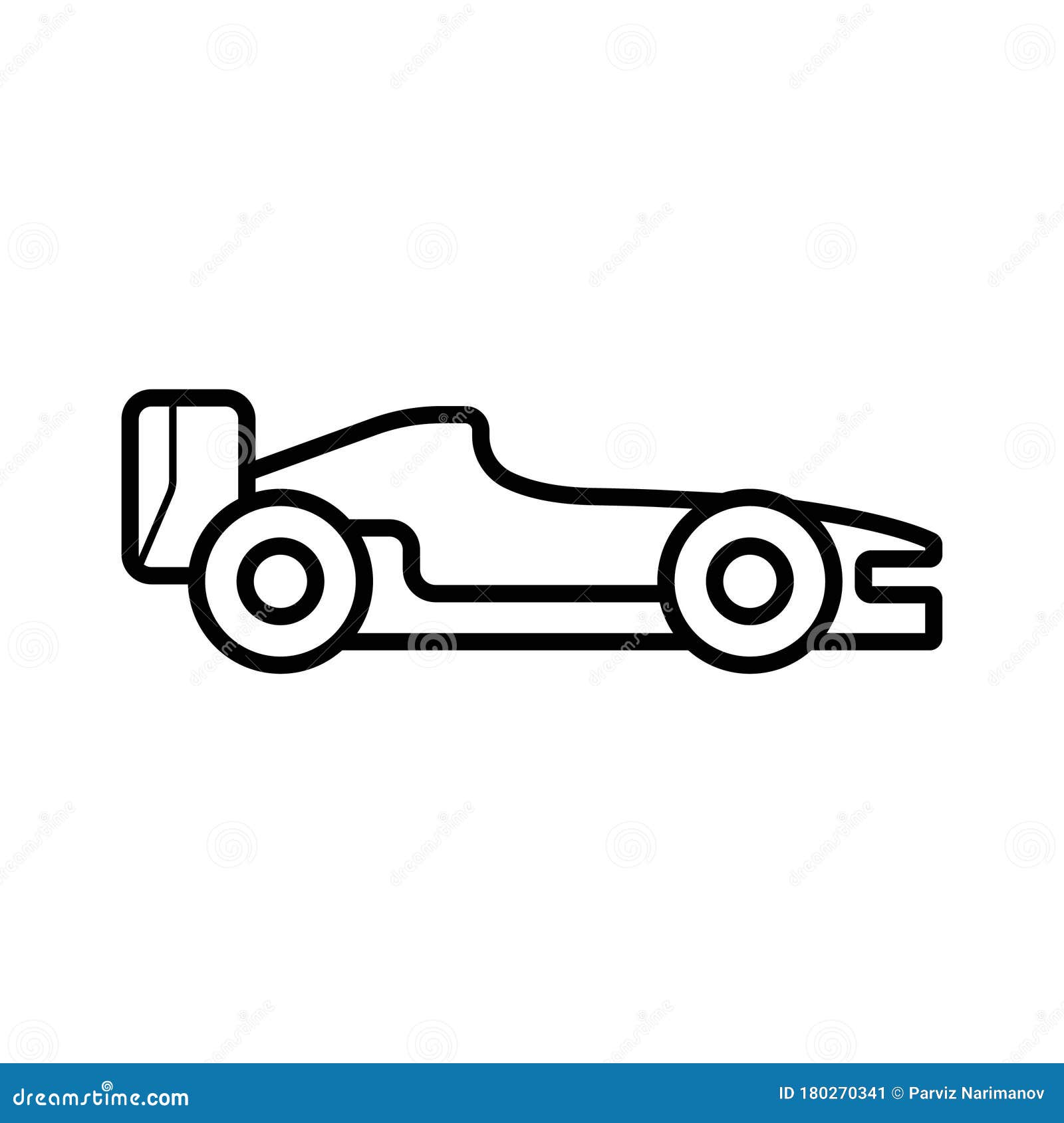 Vetor De ícone Do Carro Da Fórmula 1 Ilustração Stock - Ilustração de ...