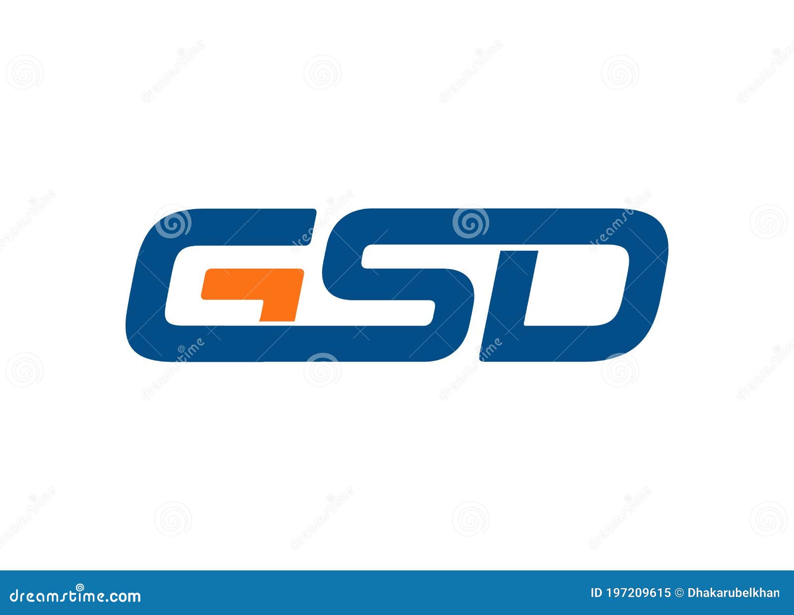 Vetor De Design De Logotipo De Letra Gsd Ilustração do Vetor ...