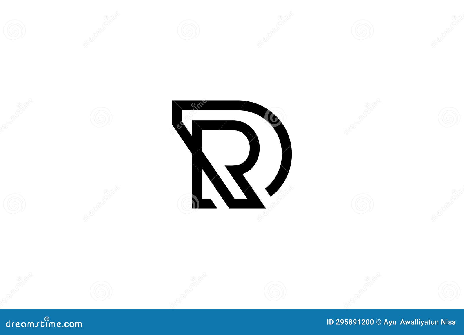 Vetor De Design De Logotipo De Letra Rd Ilustração do Vetor ...