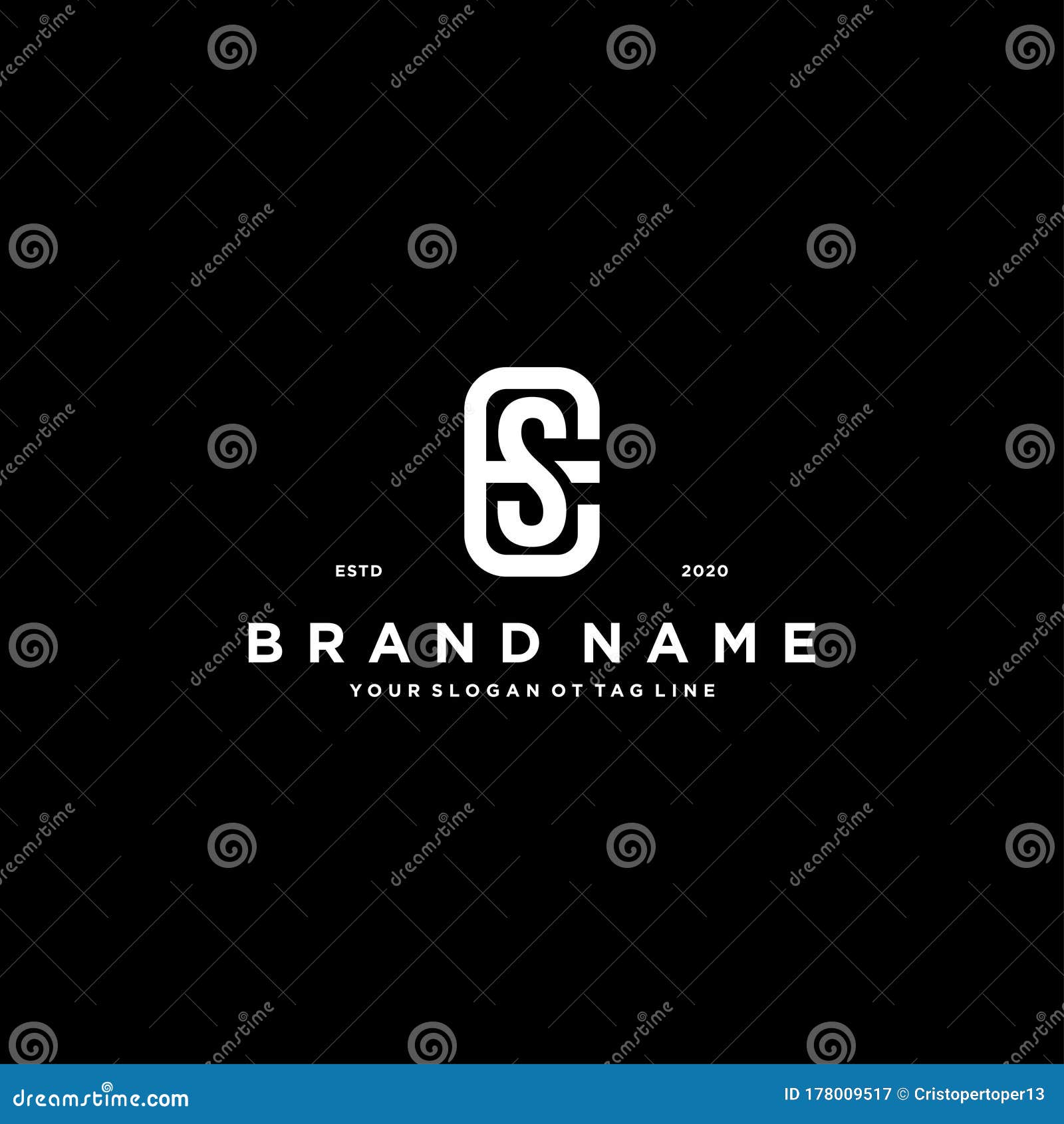 Vetor De Design De Logotipo De Letra Se Ilustração do Vetor ...