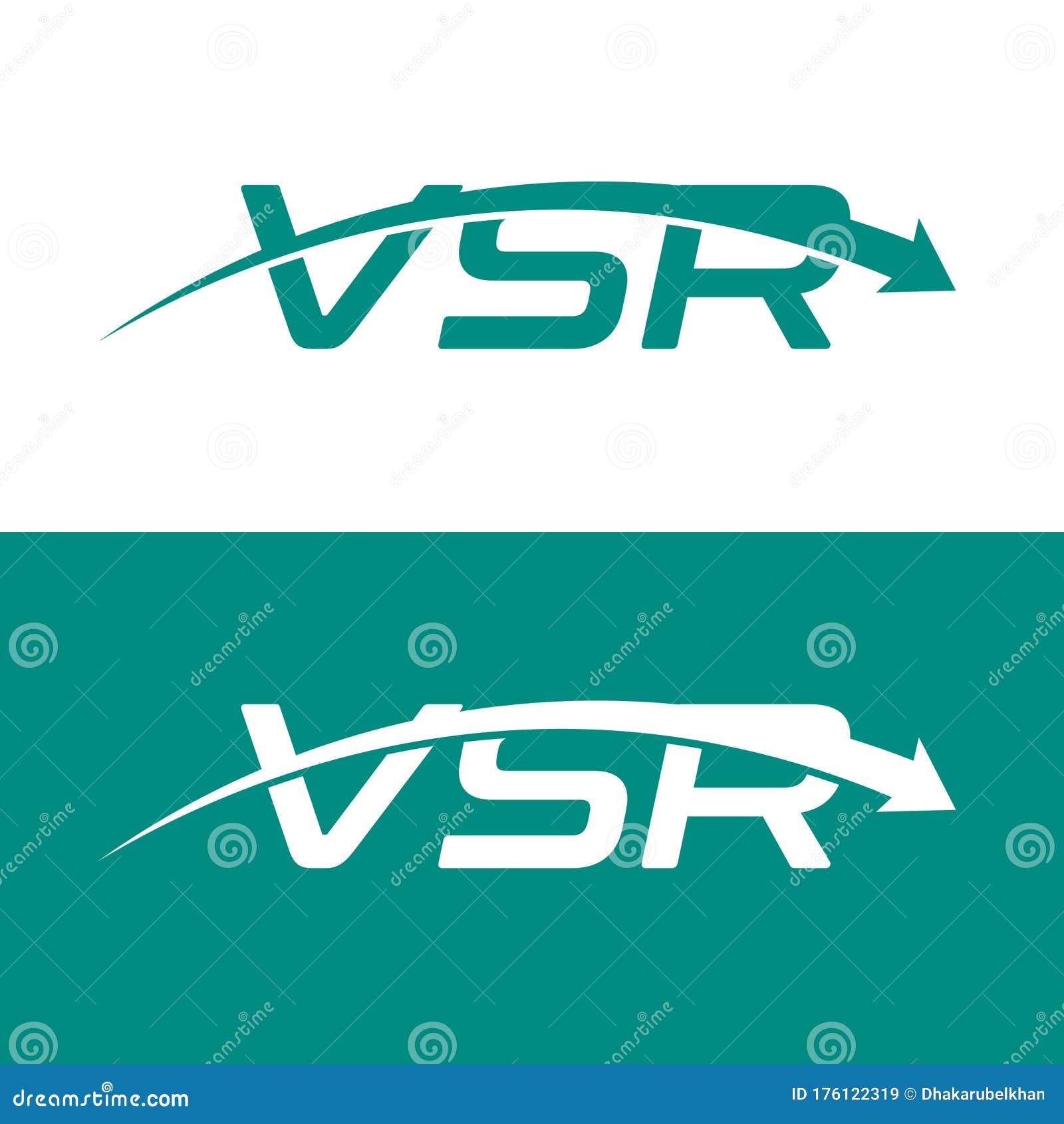 Vetor De Design De Logotipo De Letra Vsr Ilustração do Vetor ...