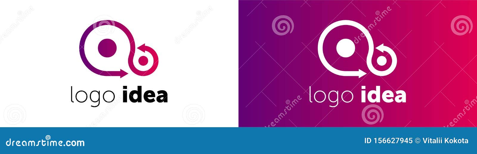 Vetor De Design De Modelo De Logotipo Ideia. Vetor De Linha De Logotipo ...