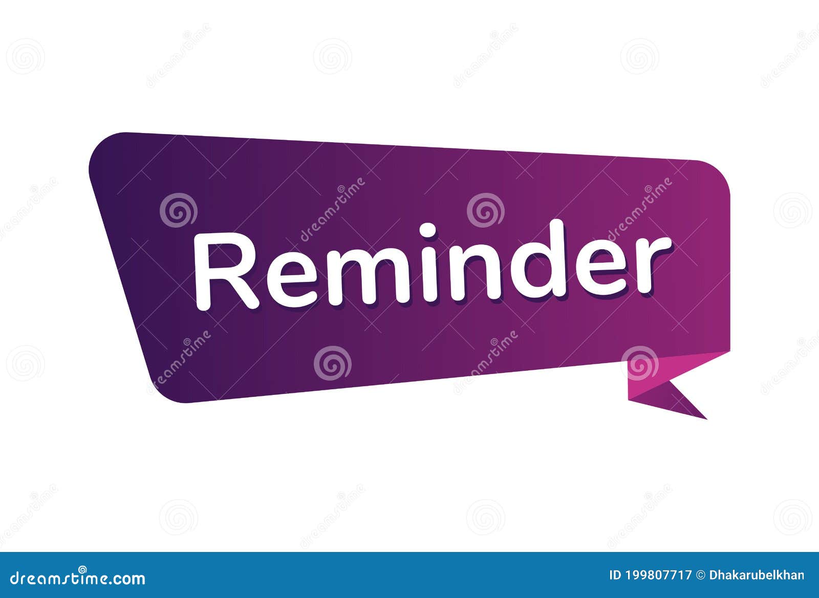 Vetor De Imagem Lembrete, Design De Banner Lembrete Ilustração do Vetor ...