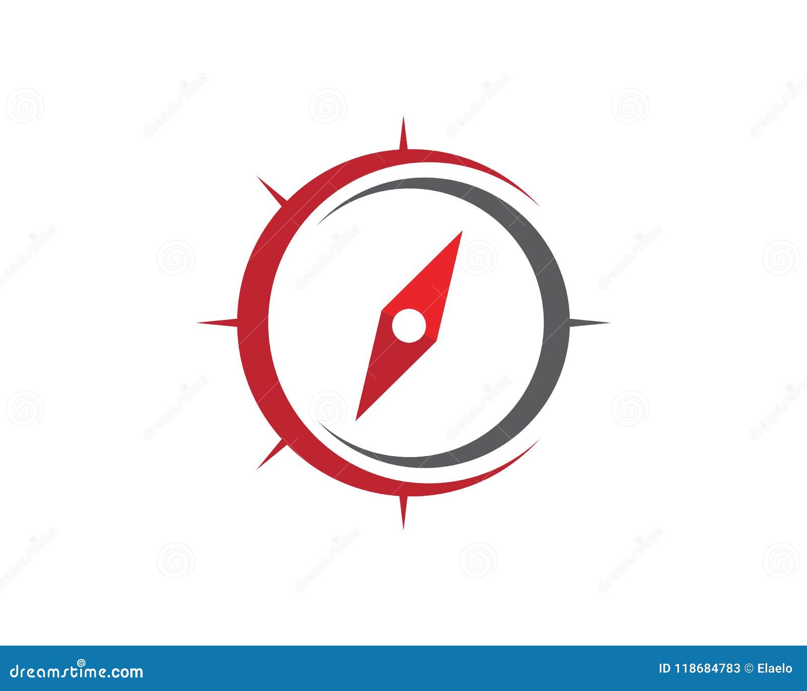 Vetor De Logo Template Do Compasso Ilustração do Vetor - Ilustração de ...