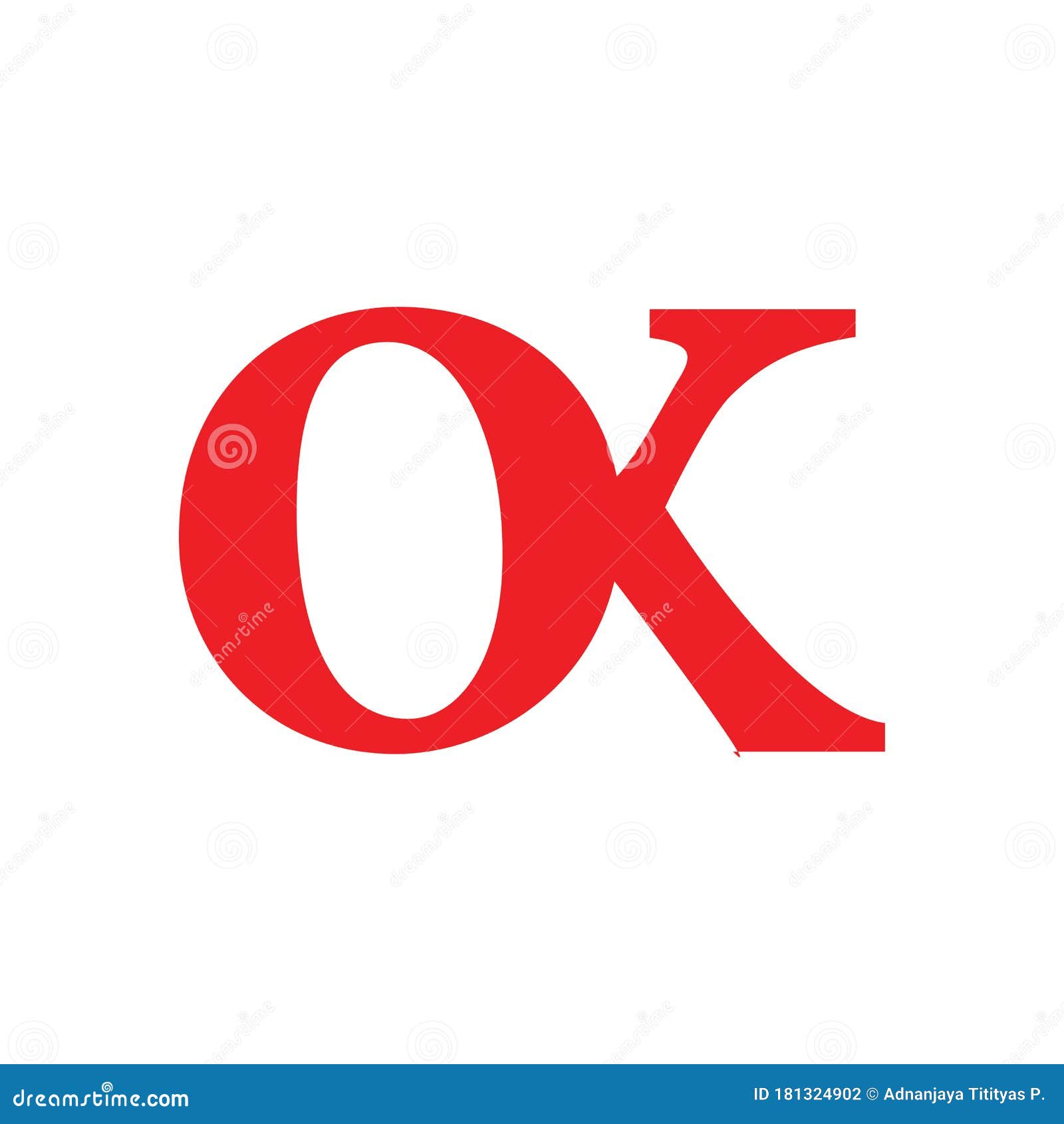 Vetor De Logotipo De Curvas Simples De Letra Ok Ilustração do Vetor ...