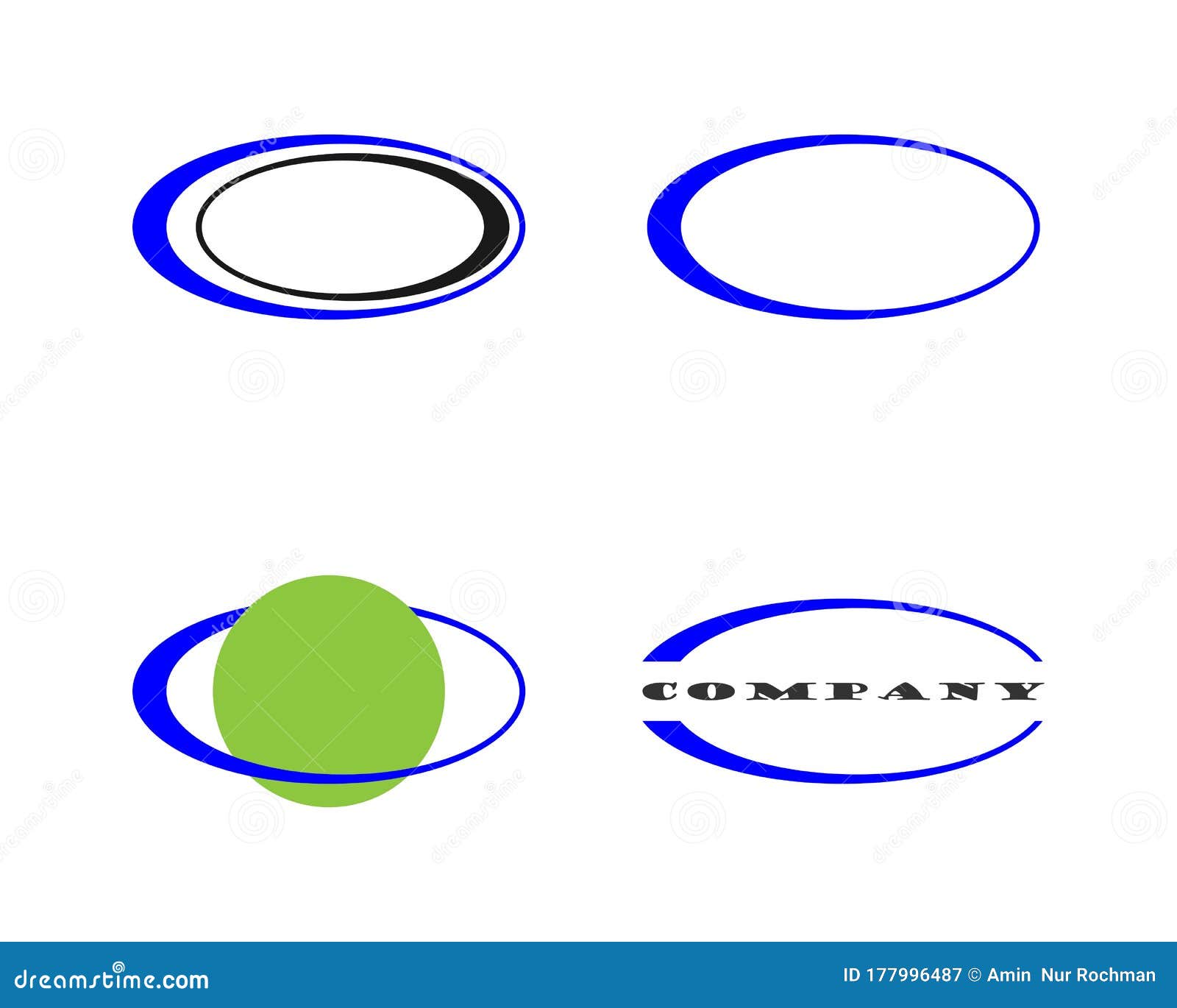 Vetor De Logotipo Do Elipse Ilustração Stock - Ilustração de pintura ...