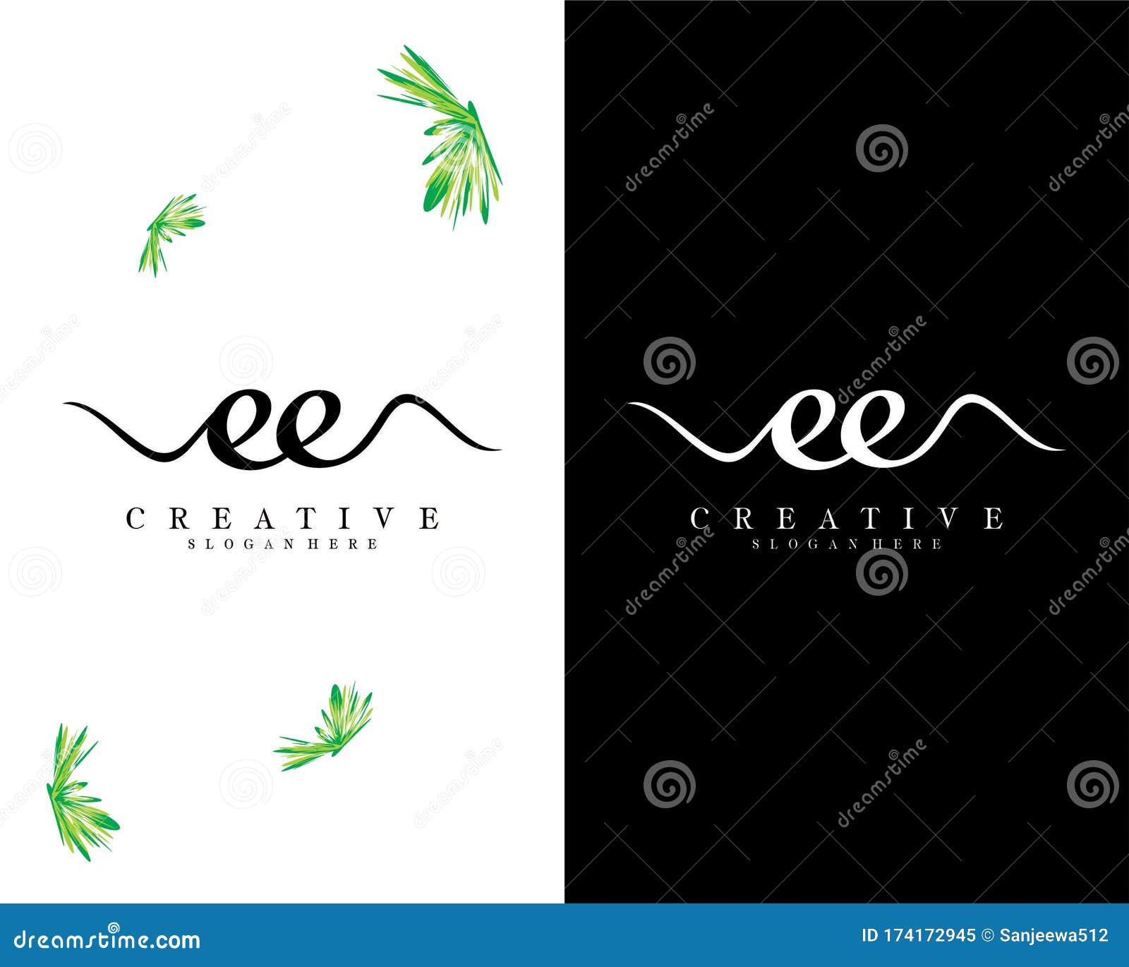 Vetor De Logotipo Eee Letra Criativa Ilustração do Vetor - Ilustração ...