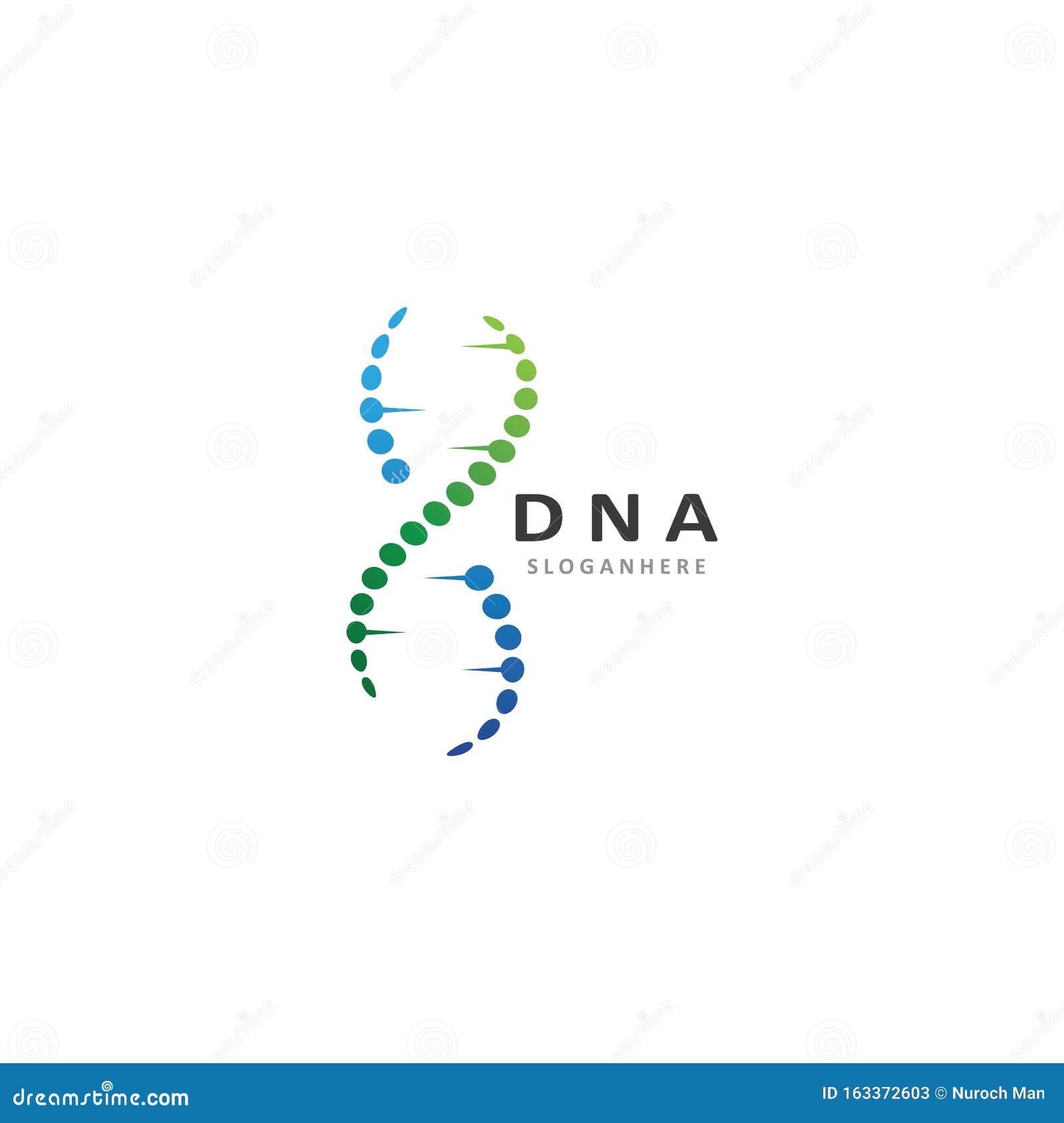 Vetor De Modelo De Logotipo Do DNA Ilustração do Vetor - Ilustração de ...