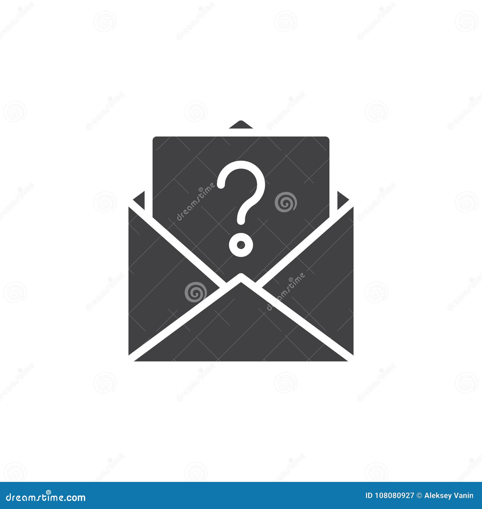 Vetor Desconhecido Do ícone Do Email Ilustração do Vetor - Ilustração ...