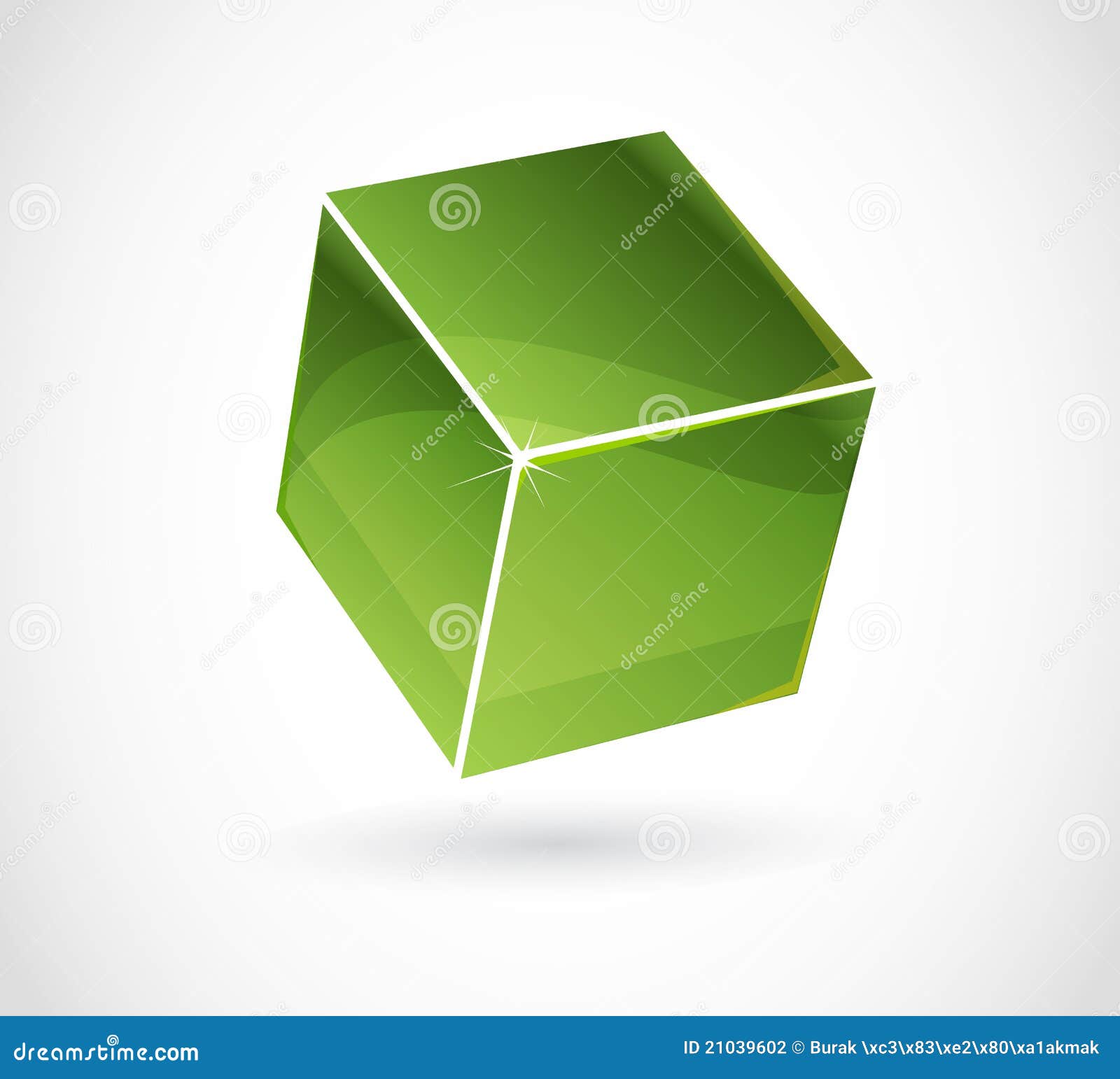 Vetor Do Cubo Com Efeito 3d Ilustração do Vetor - Ilustração de achado ...