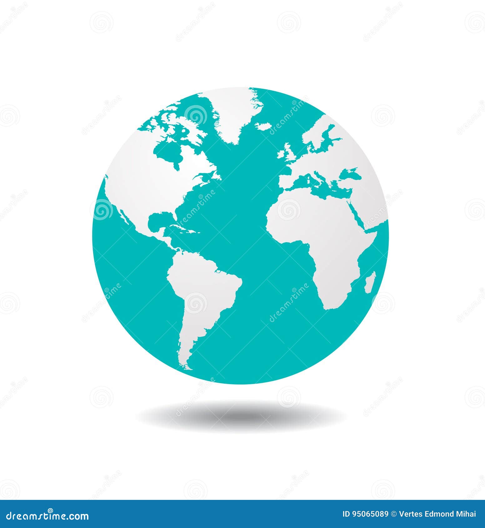 Vetor do globo do mundo ilustração do vetor. Ilustração de geografia ...