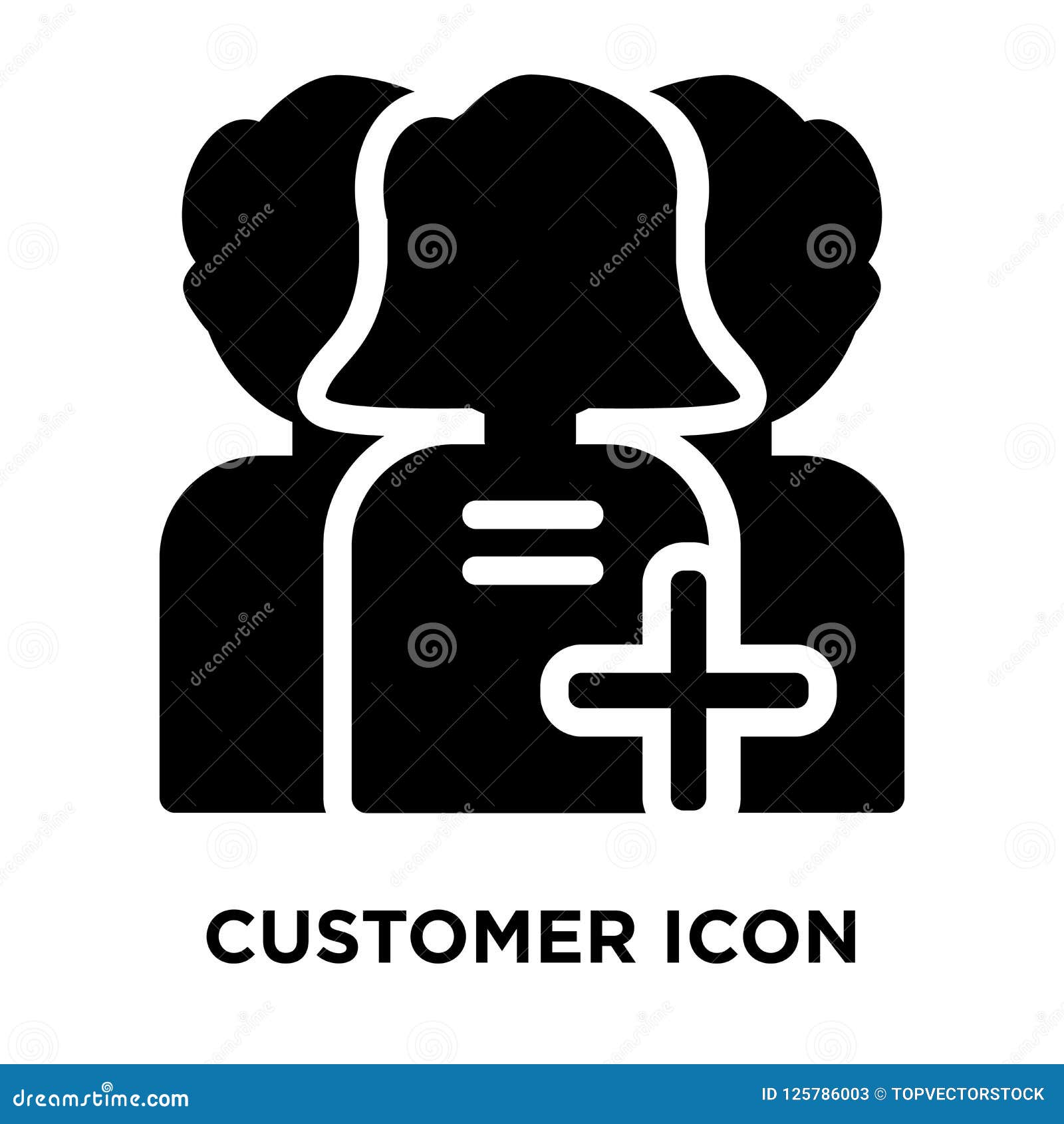 Vetor Do IconÂ do Cliente Isolado No Fundo Branco, Concep Do Logotipo ...