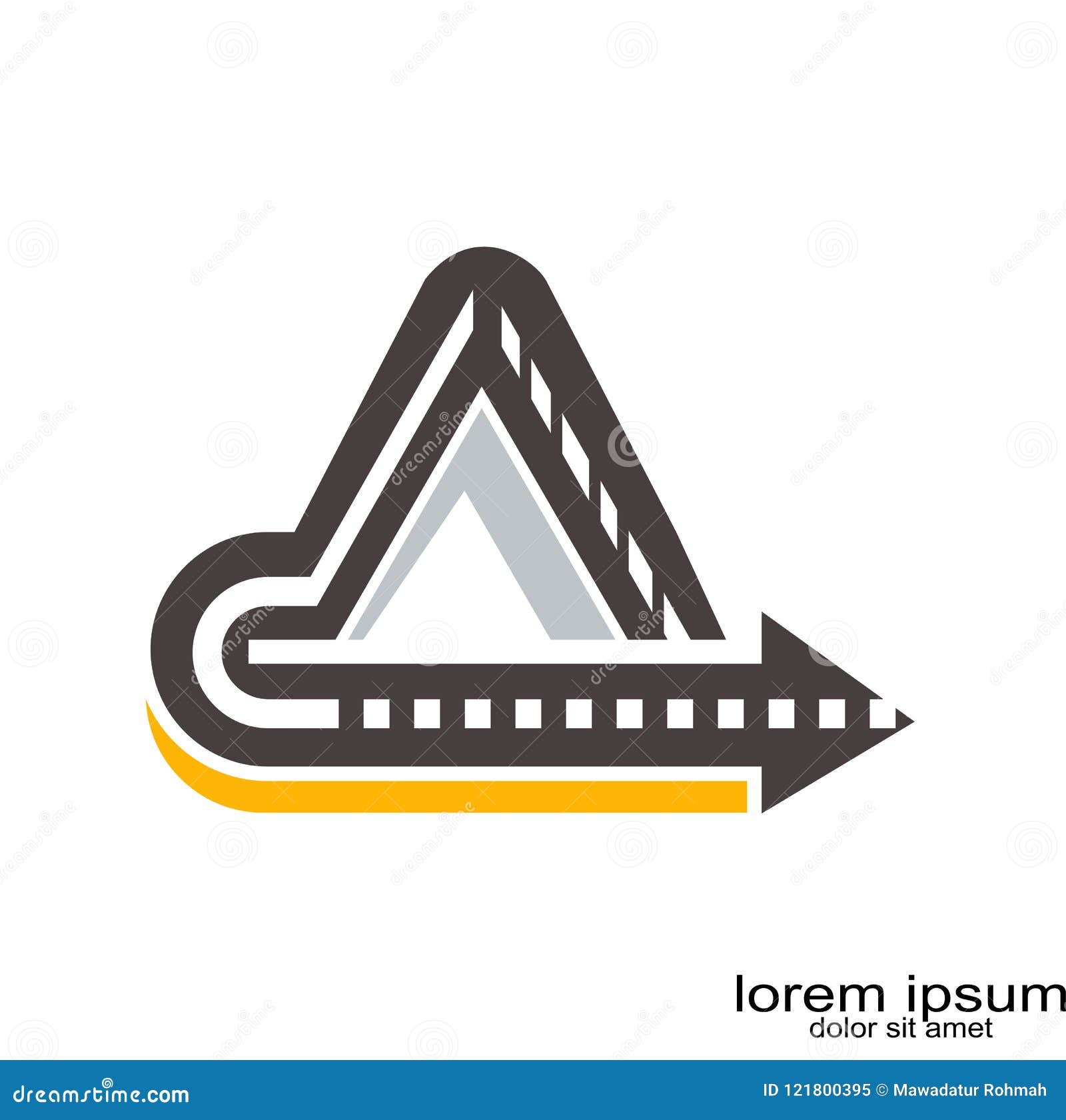 Vetor Do Logotipo Da Estrada Ilustração do Vetor - Ilustração de ...