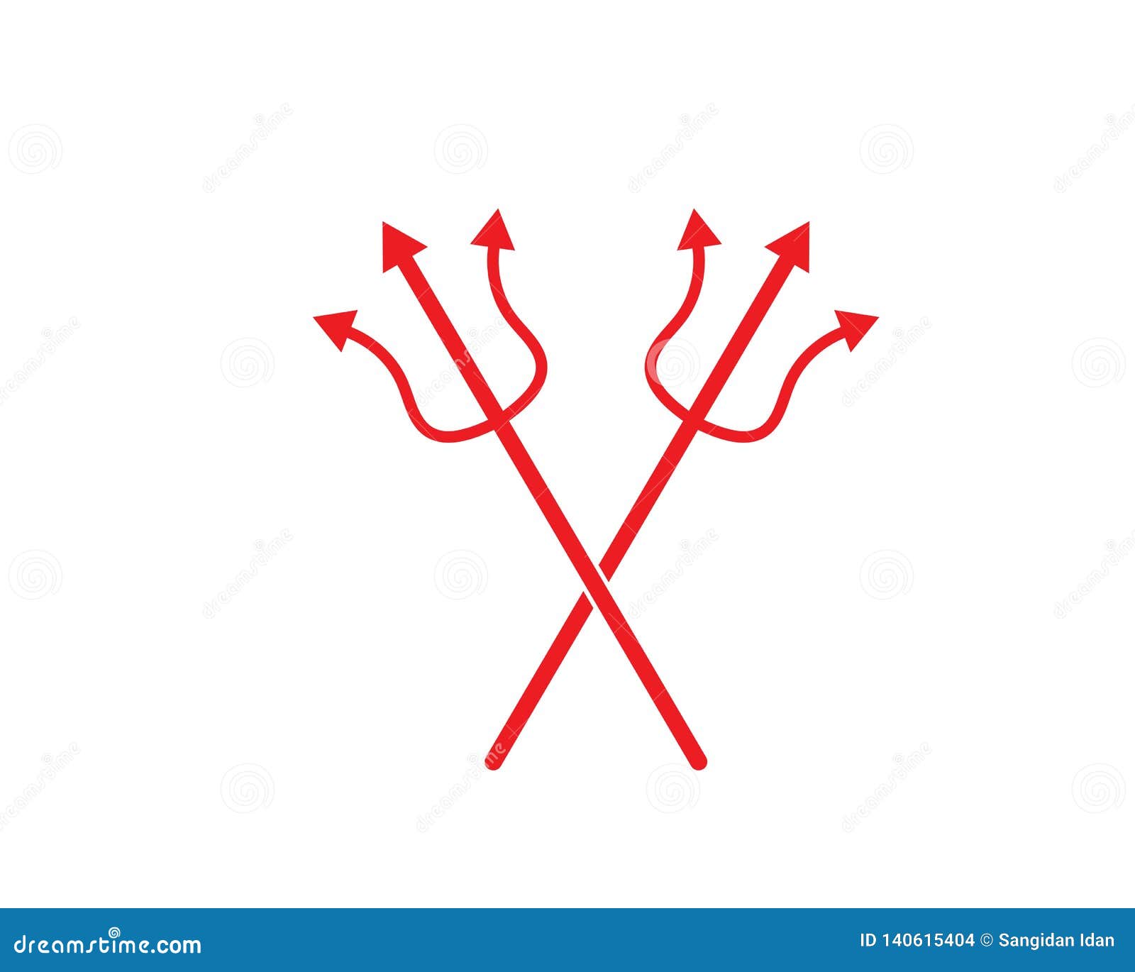 Vetor do logotipo do diabo ilustração do vetor. Ilustração de diabos ...