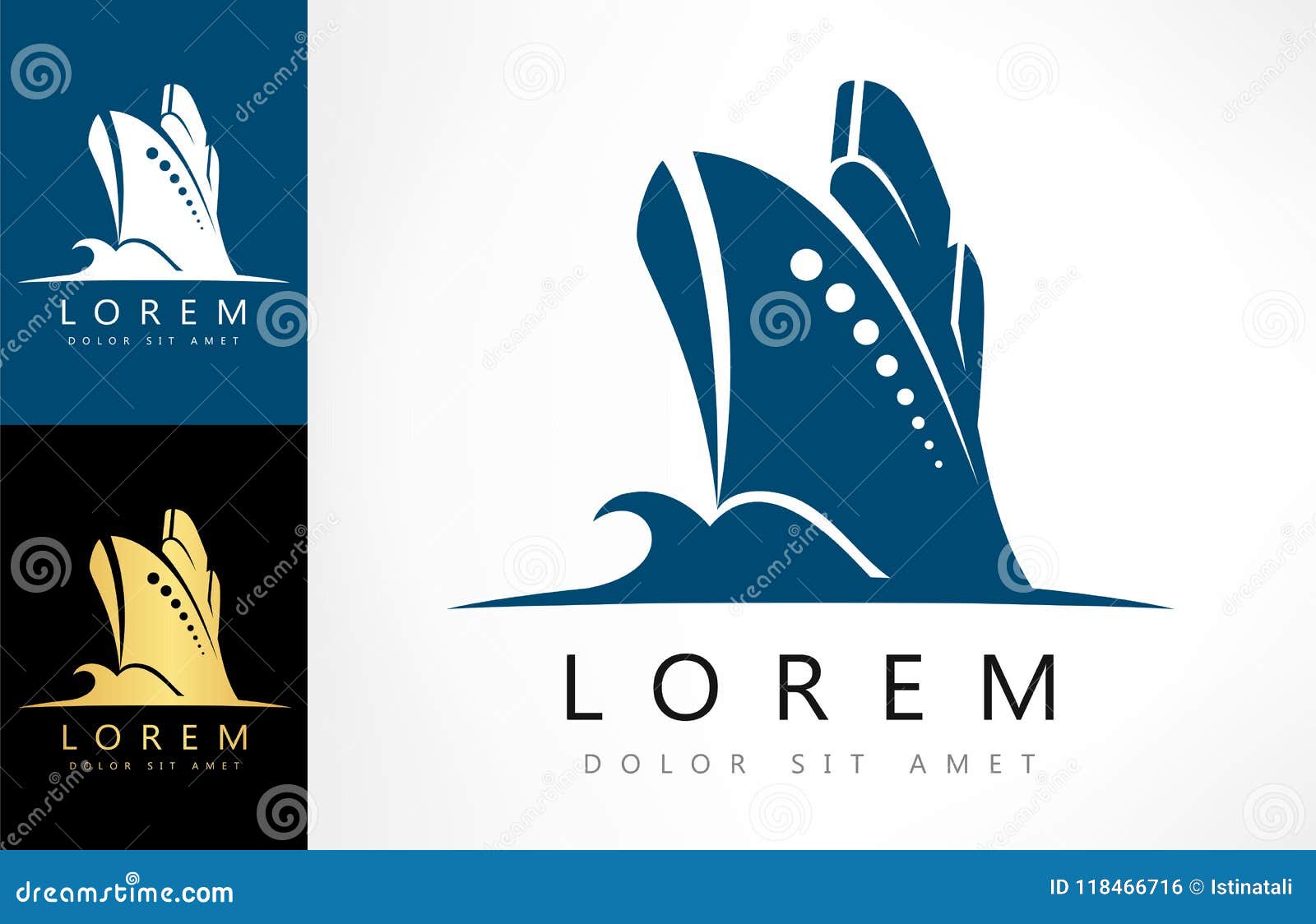 Vetor do logotipo do navio ilustração do vetor. Ilustração de vetor ...