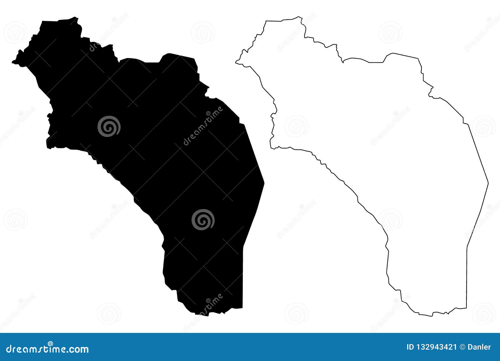 Vetor do mapa de La Rioja ilustração do vetor. Ilustração de mapa ...