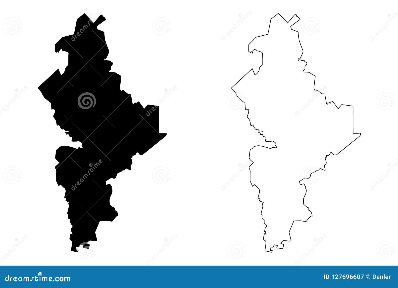 Vetor Do Mapa De Nuevo Leon Ilustração do Vetor - Ilustração de unido ...