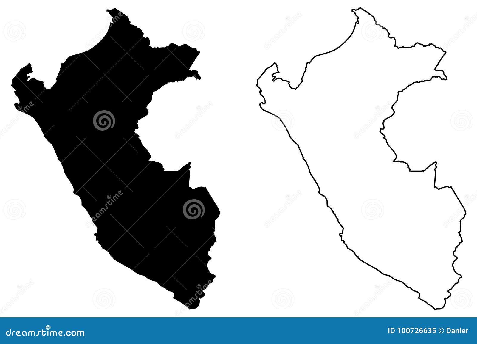 Vetor do mapa do Peru ilustração do vetor. Ilustração de naturalizado ...