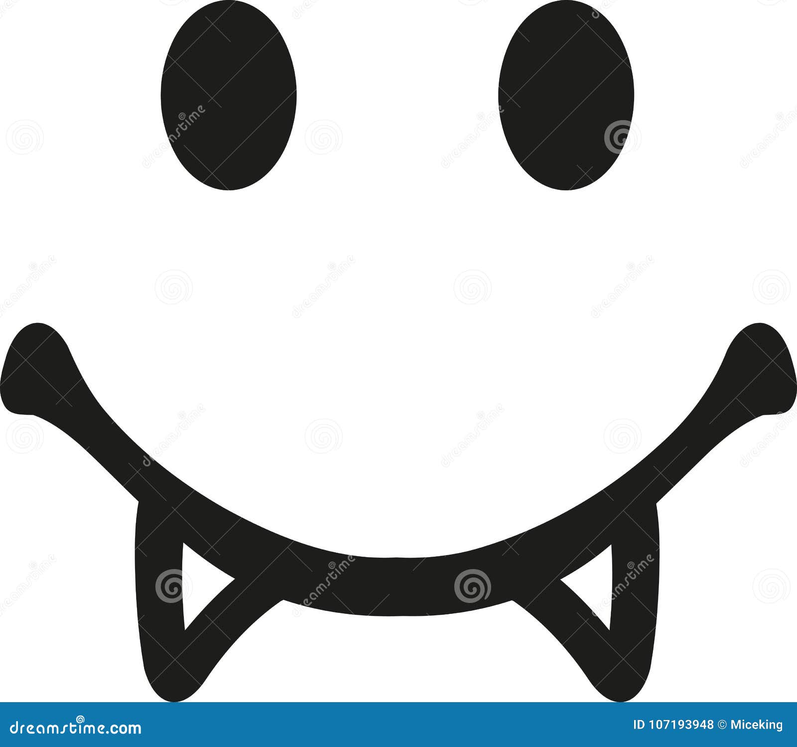 Vetor do smiley do vampiro ilustração do vetor. Ilustração de cartoon ...