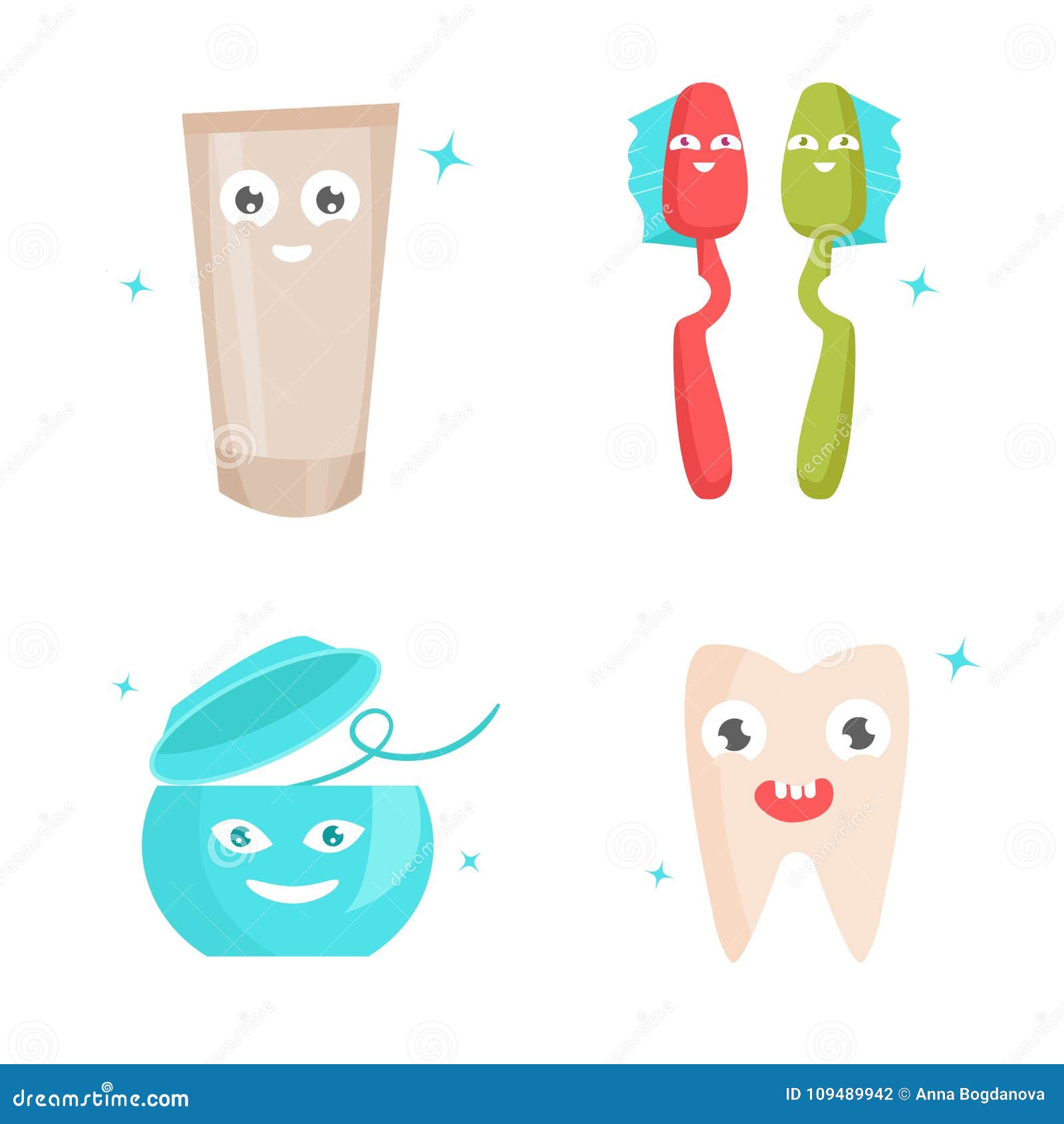 Vetor dos dentes cartoon ilustração do vetor. Ilustração de sorrir ...