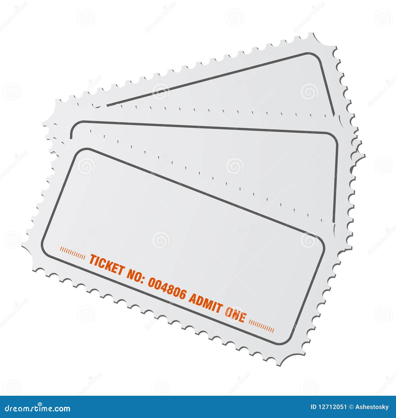 Vetor Em Branco Dos Bilhetes Ilustração do Vetor - Ilustração de ...