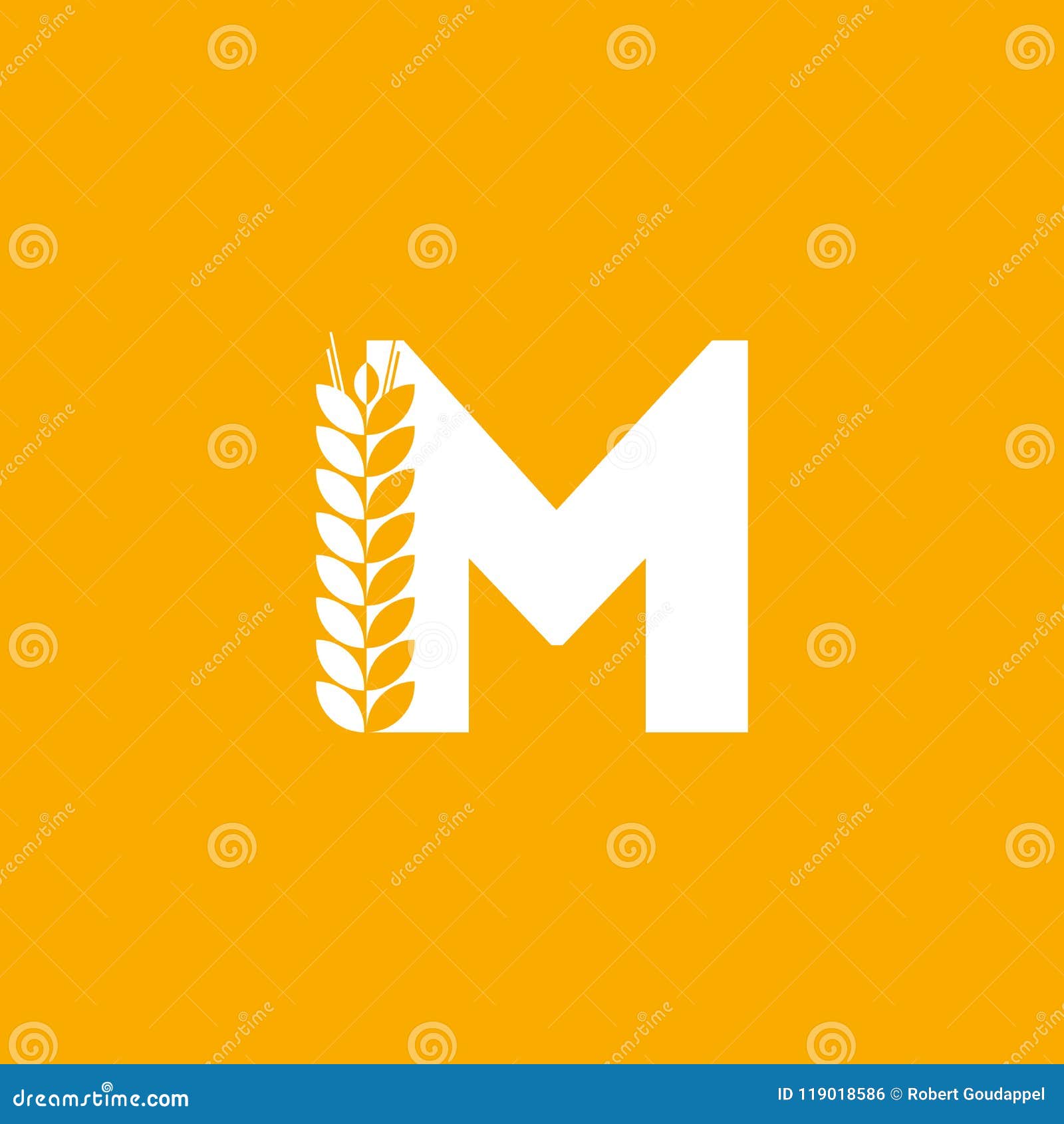 Vetor Logo Letter M Bakery ilustração do vetor. Ilustração de companhia ...