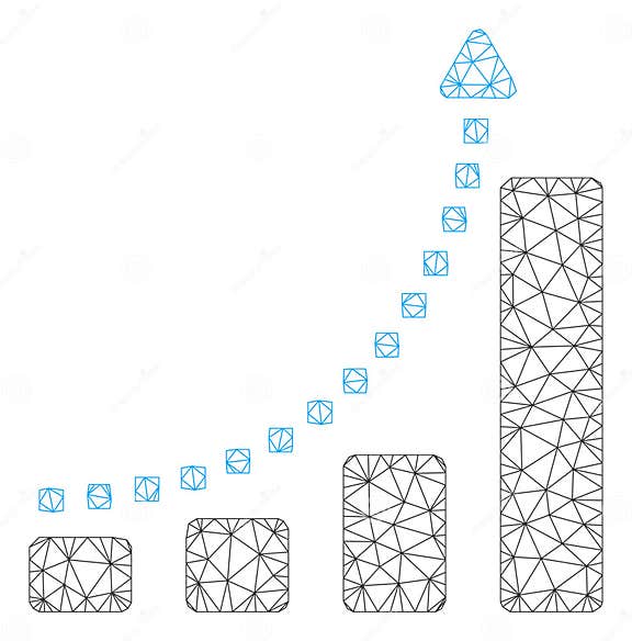Vetor Mesh Network Model Da Tend?ncia Da Carta De Barra Ilustração do ... Vetor Mesh Network Model Da Tend?ncia Da Carta De Barra Ilustração do ...