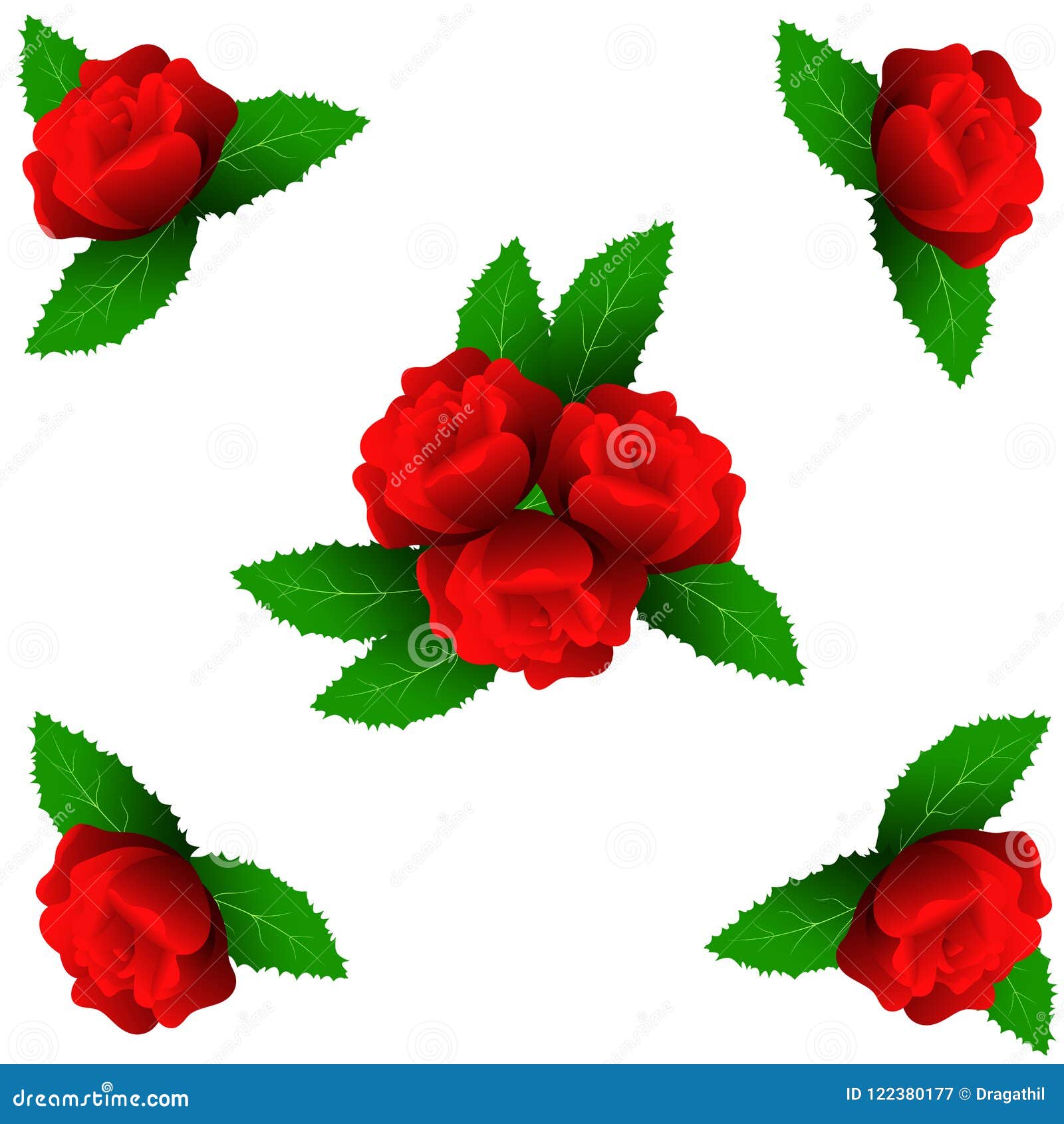 Vetores bonitos das rosas ilustração do vetor. Ilustração de vetor ...