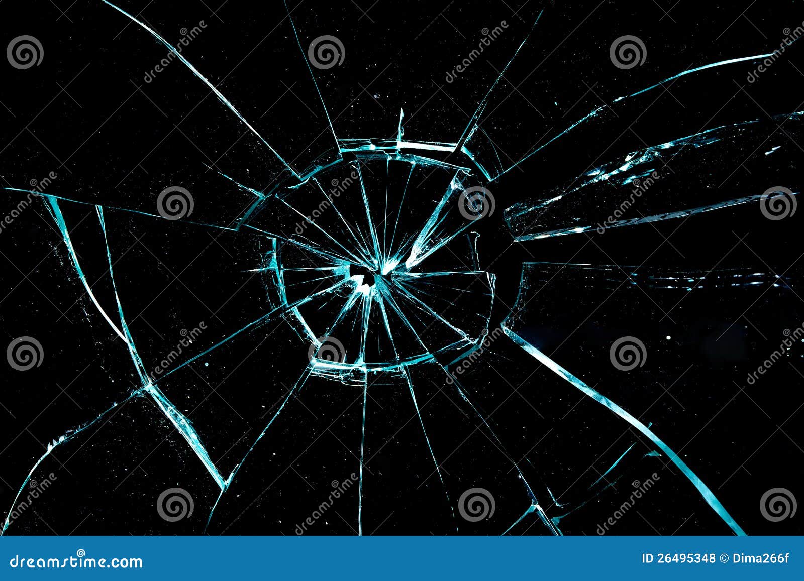 Vetro rotto fotografia stock. Immagine di tagliente, rompersi - 26495348