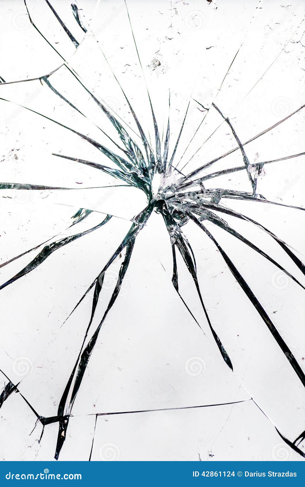 Vetro rotto fotografia stock. Immagine di vetro, bianco - 42861124