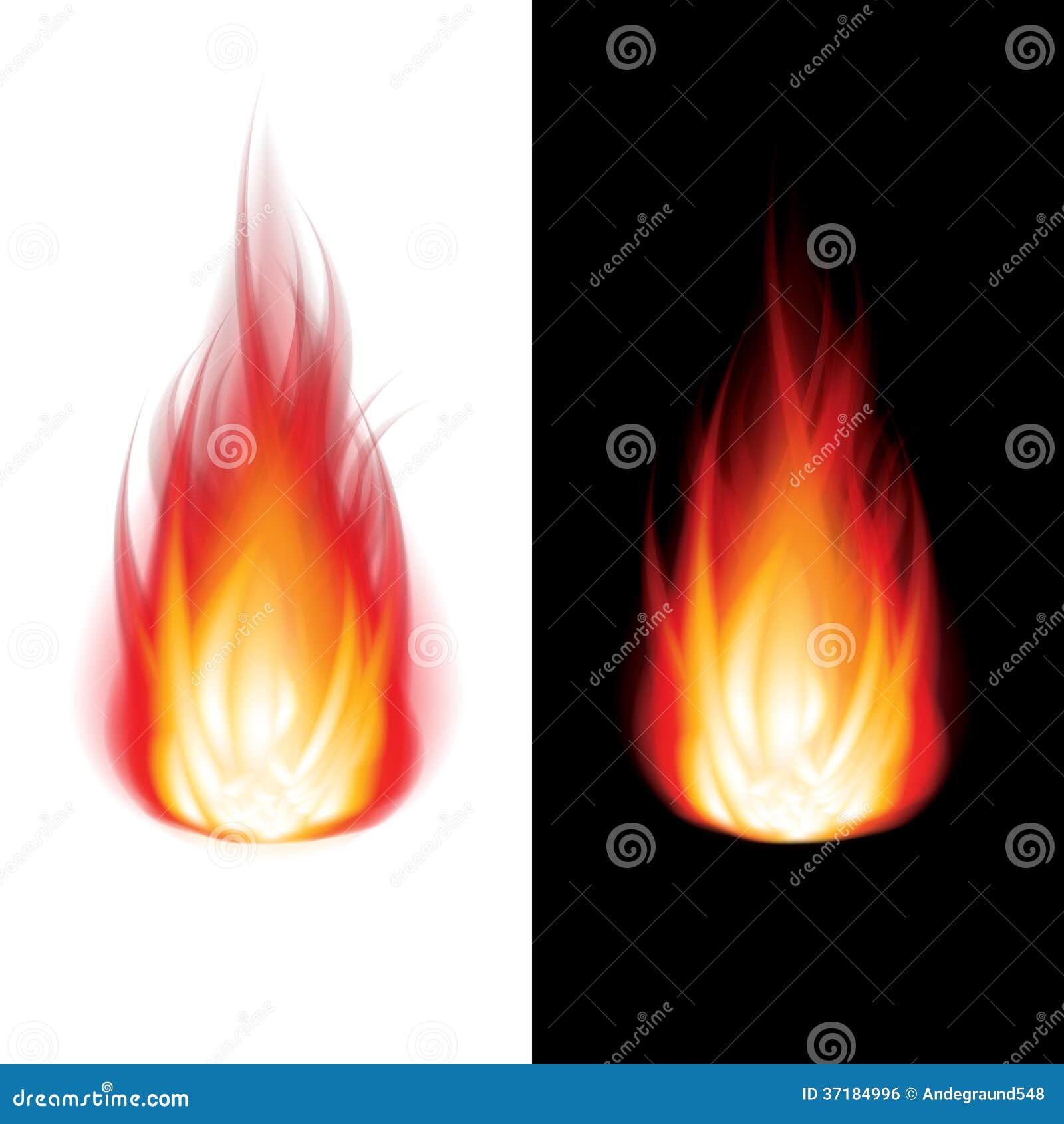 Vettore in Bianco E Nero Del Fondo Del Fuoco Illustrazione Vettoriale ...