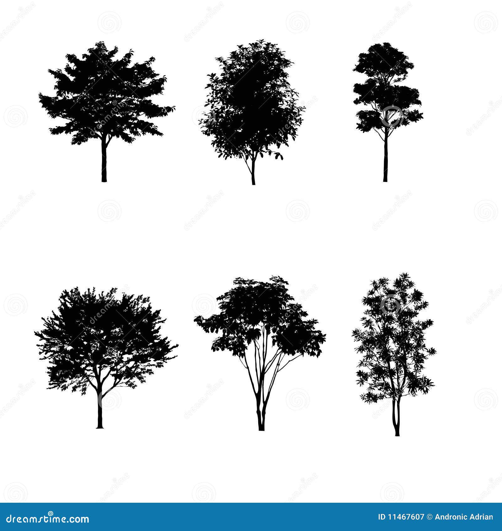 Vettore degli alberi illustrazione di stock. Illustrazione di paesaggio ...