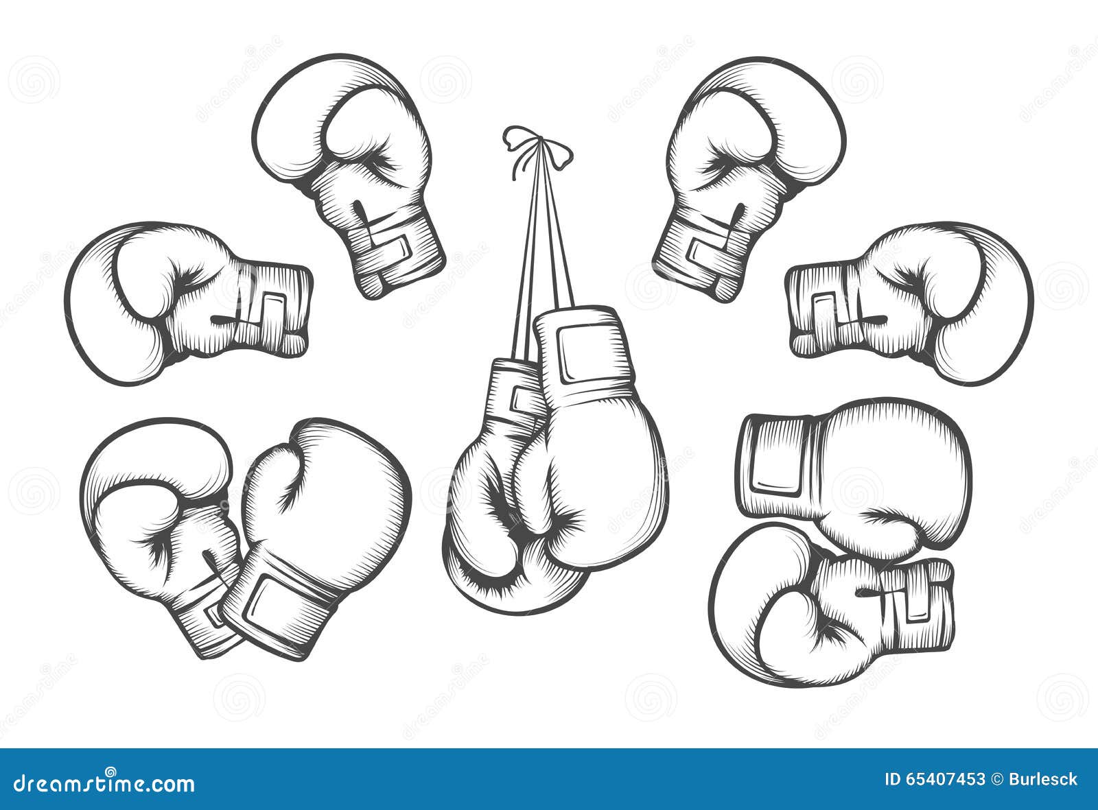Vettore Dei Guantoni Da Pugile Illustrazione Vettoriale - Illustrazione ...