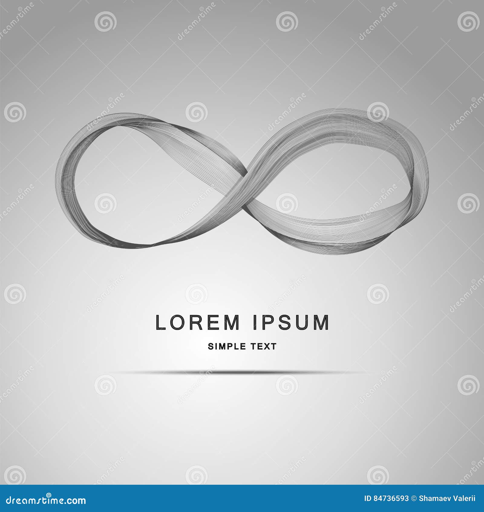 Vettore Del Segno Di Infinito Illustrazione Vettoriale - Illustrazione ...