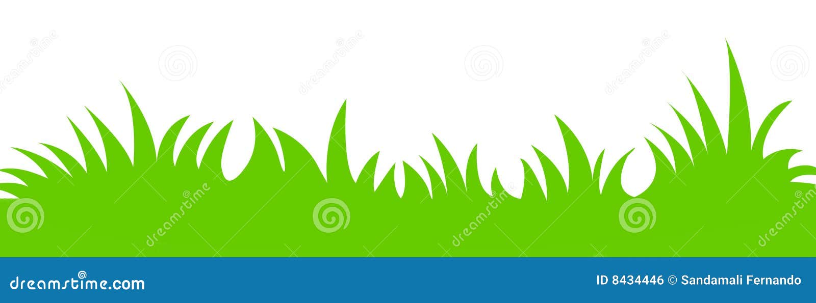 Vettore dell'erba illustrazione vettoriale. Illustrazione di fumetto ...