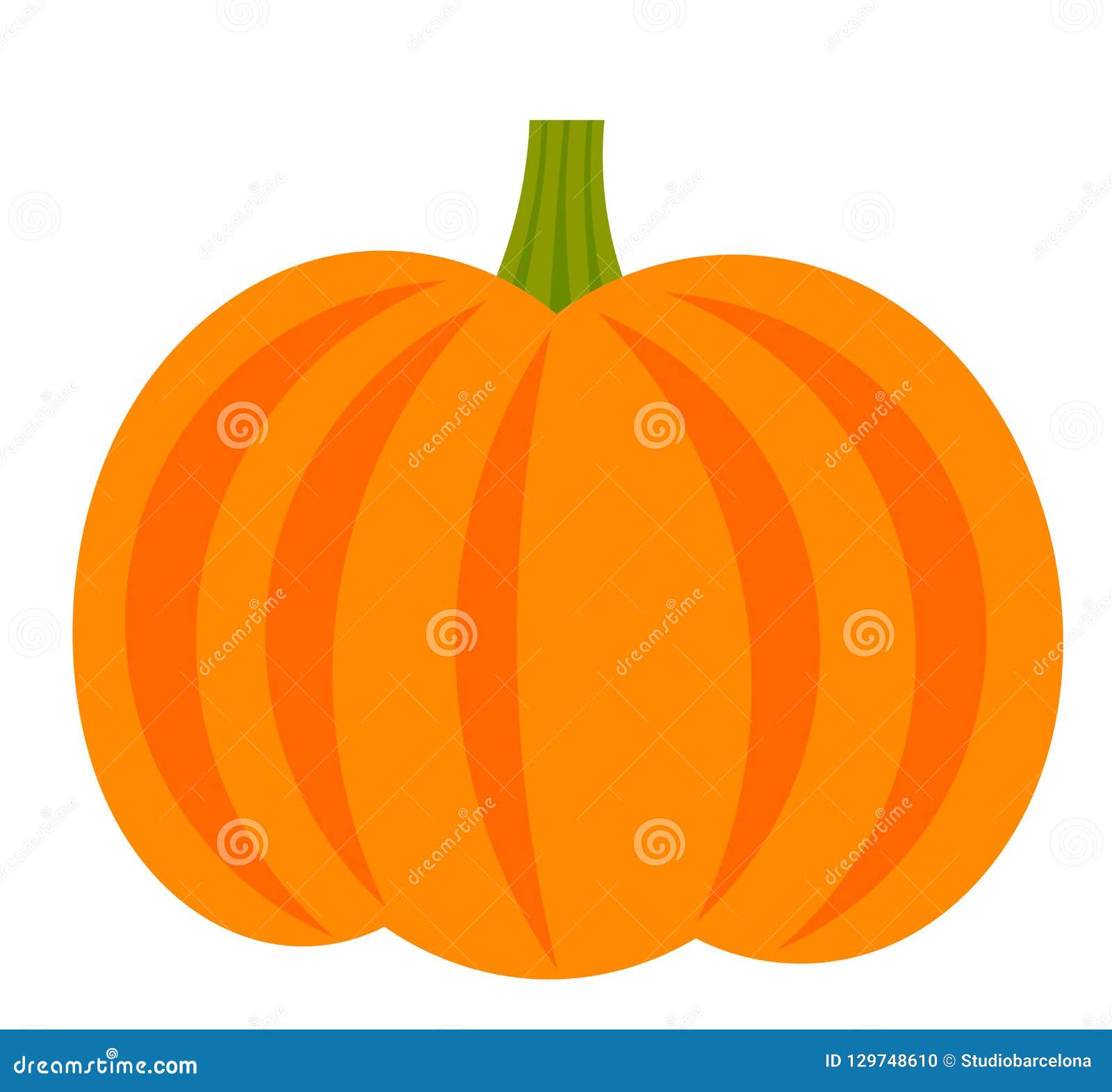 Vettore Dell'icona Della Zucca Illustrazione Vettoriale - Illustrazione ...