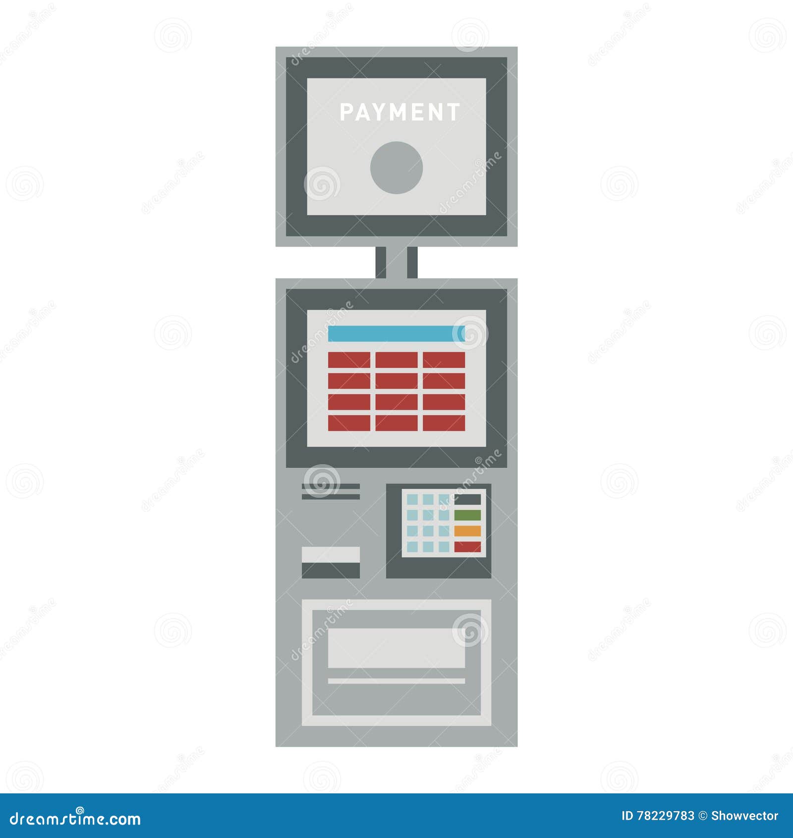 Vettore Dell'icona Di BANCOMAT Illustrazione Vettoriale - Illustrazione ...