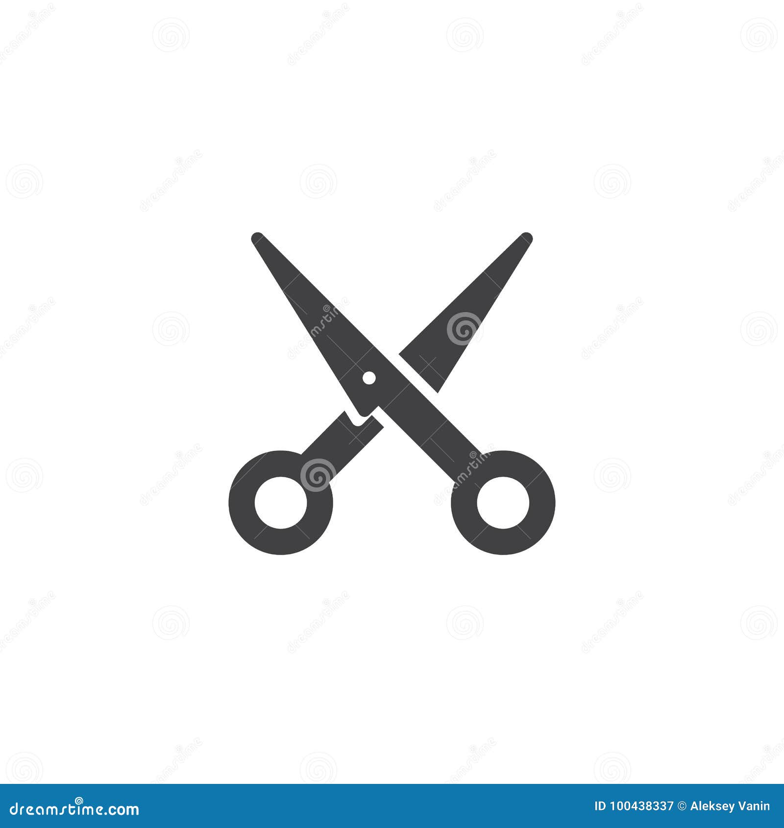 Vettore Dell'icona Di Forbici Illustrazione Vettoriale - Illustrazione ...