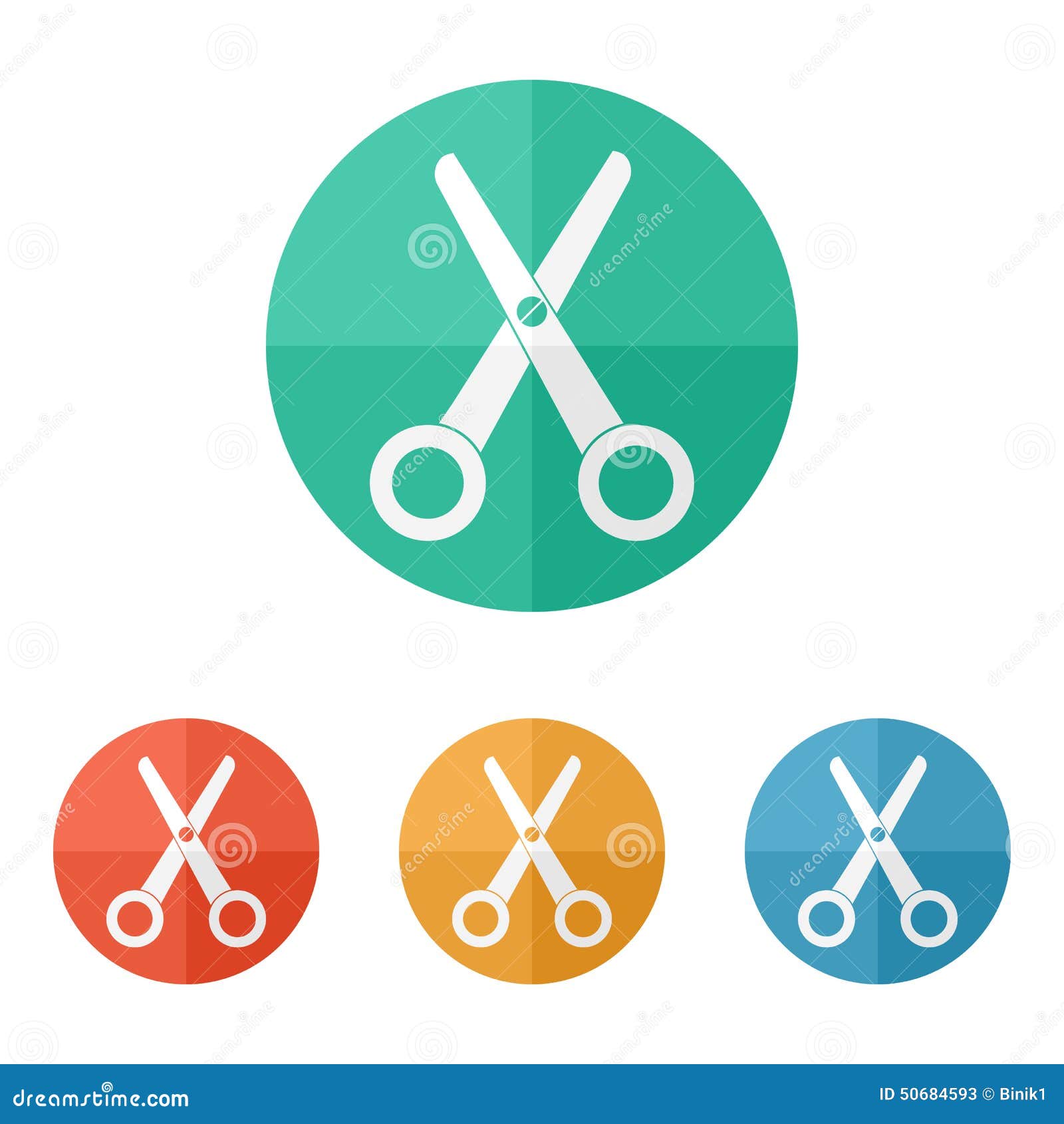 Vettore Dell'icona Di Forbici Illustrazione Vettoriale - Illustrazione ...