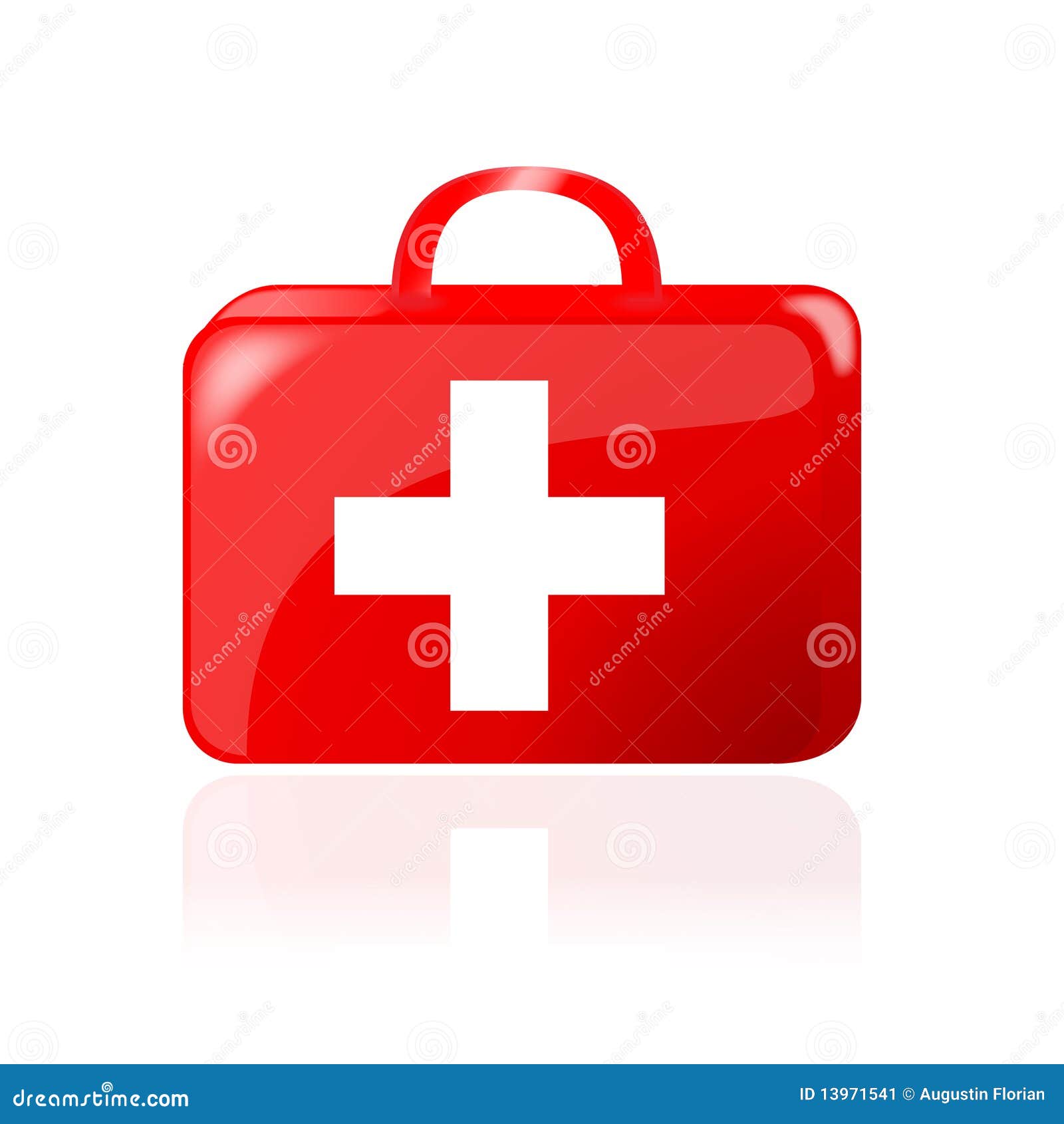 Vettore Della Cassetta Di Pronto Soccorso Illustrazione Vettoriale ...