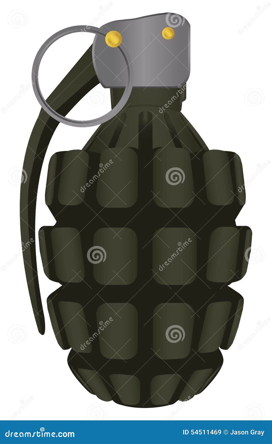 Vettore della granata illustrazione vettoriale. Illustrazione di ...