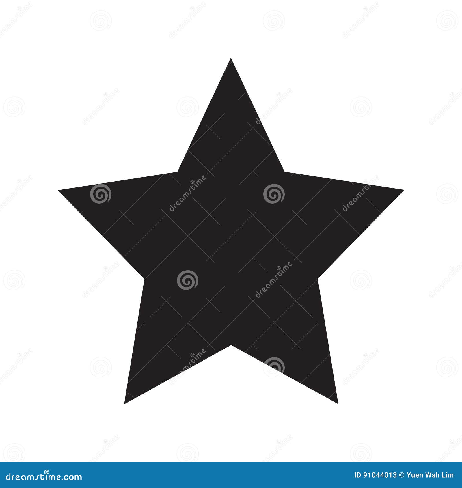 Vettore Della Siluetta Dell'icona Della Stella EPS8 Illustrazione ...