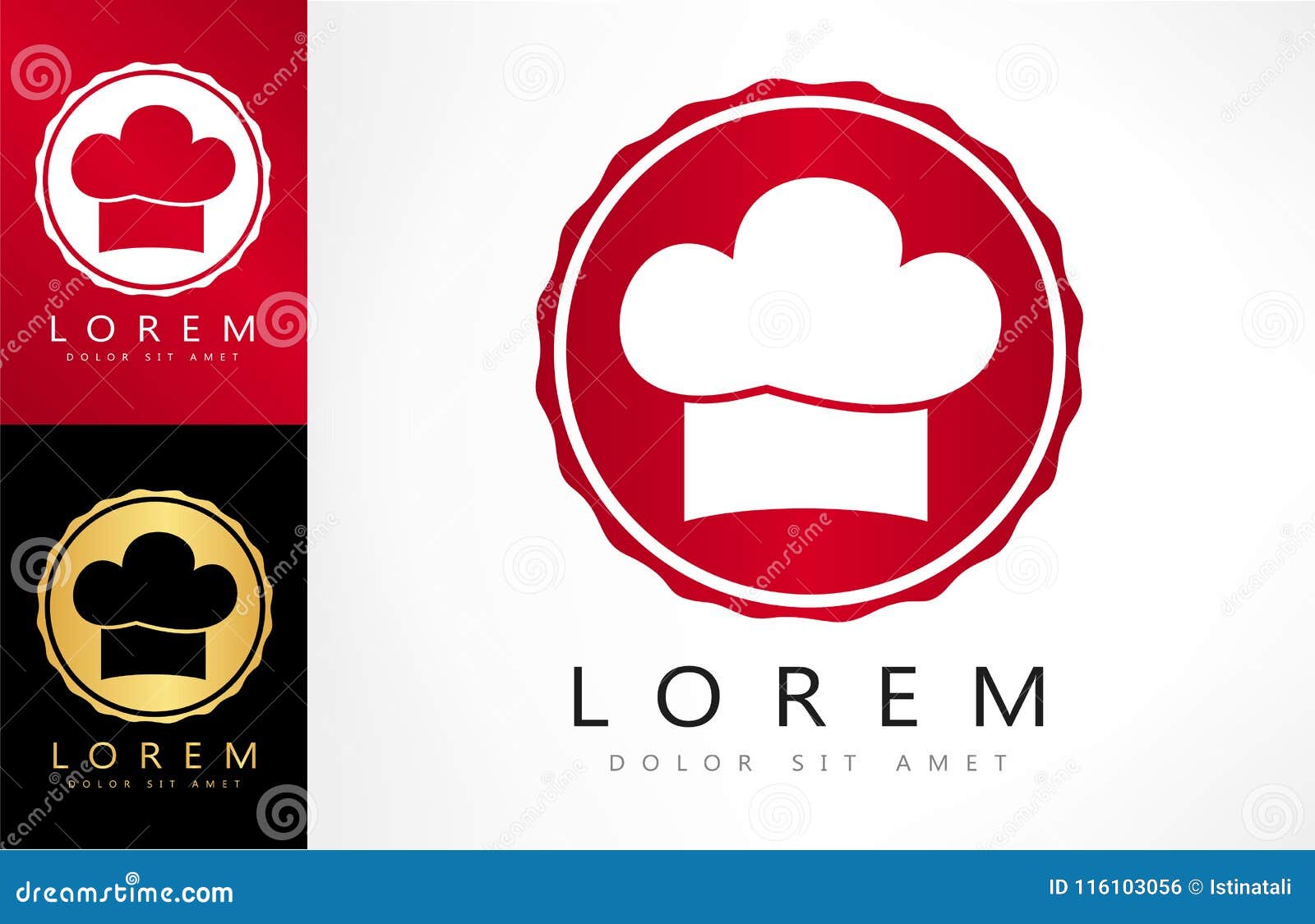 Vettore Di Logo Del Cappello Del Cuoco Unico Illustrazione Vettoriale - Illustrazione di ...