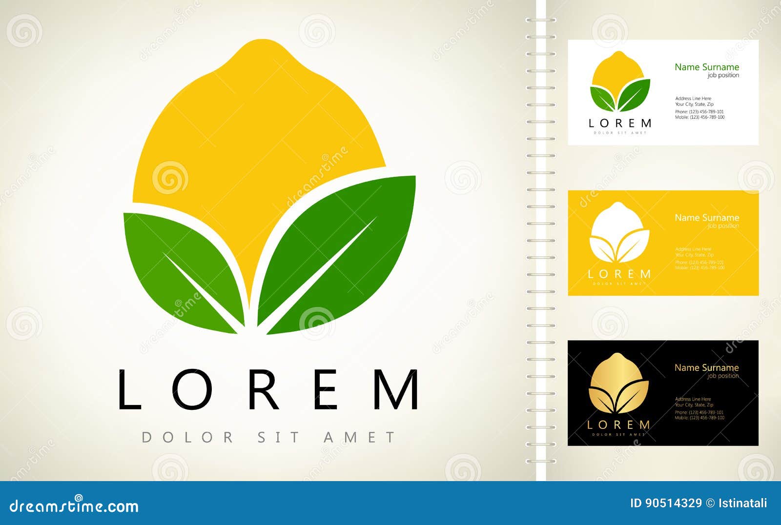 Vettore di logo del limone illustrazione vettoriale. Illustrazione di ...