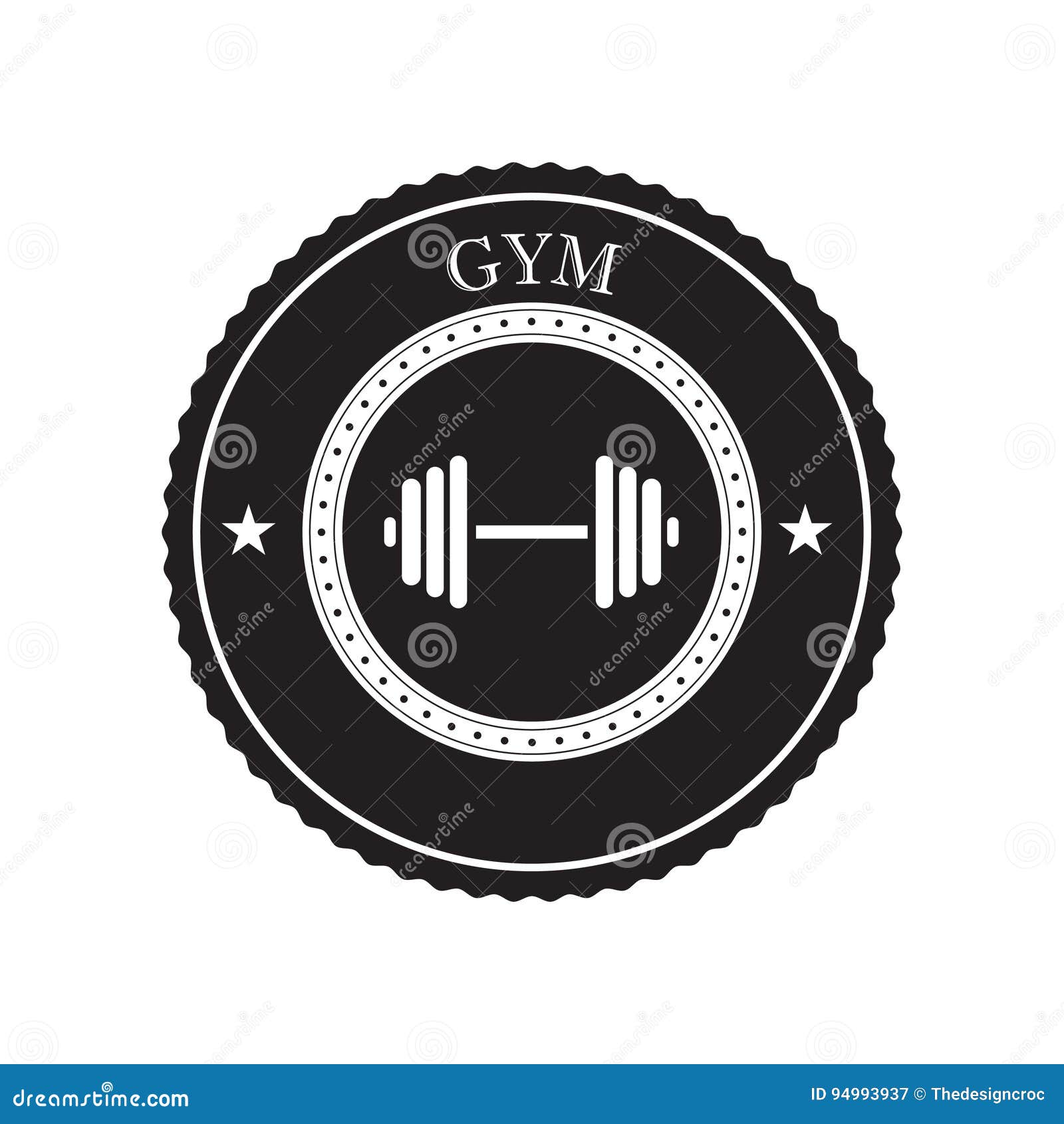 Vettore Di Logo Della Palestra Illustrazione Vettoriale - Illustrazione ...