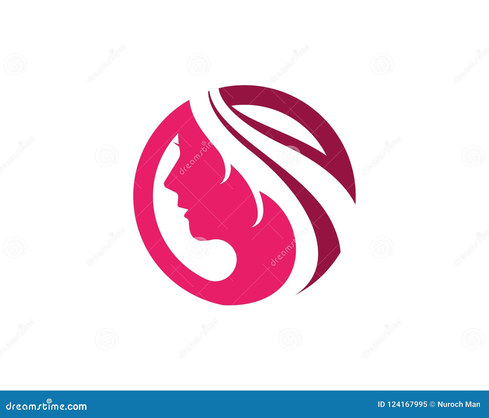 Vettore Di Logo Delle Donne Di Bellezza Illustrazione Vettoriale ...