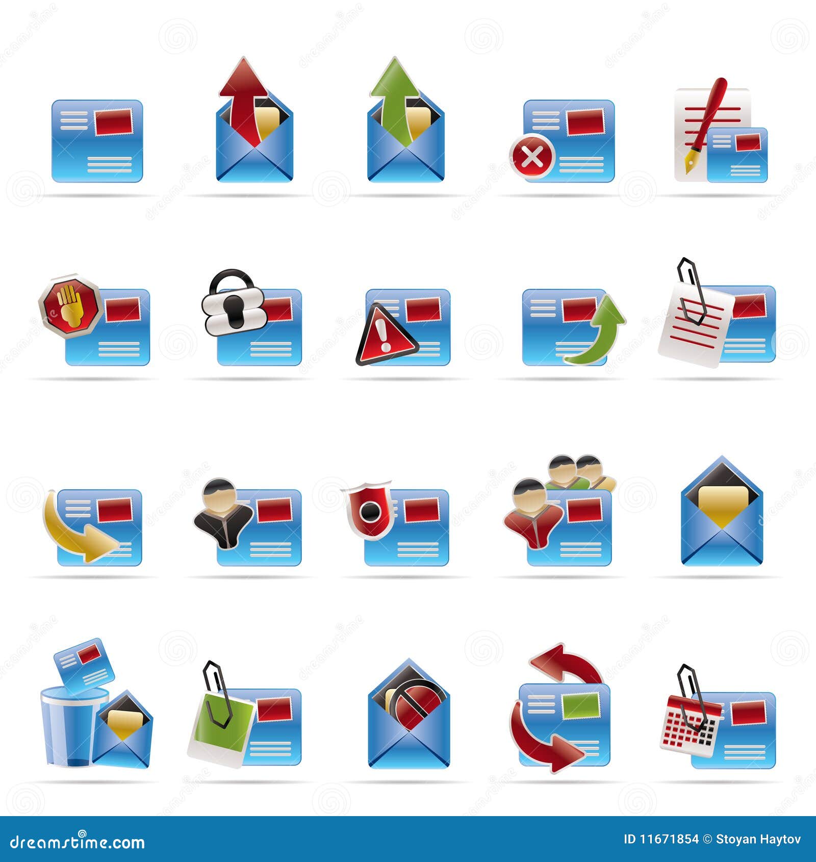 Vettore E Lettera Della Posta Illustrazione Vettoriale - Illustrazione ...