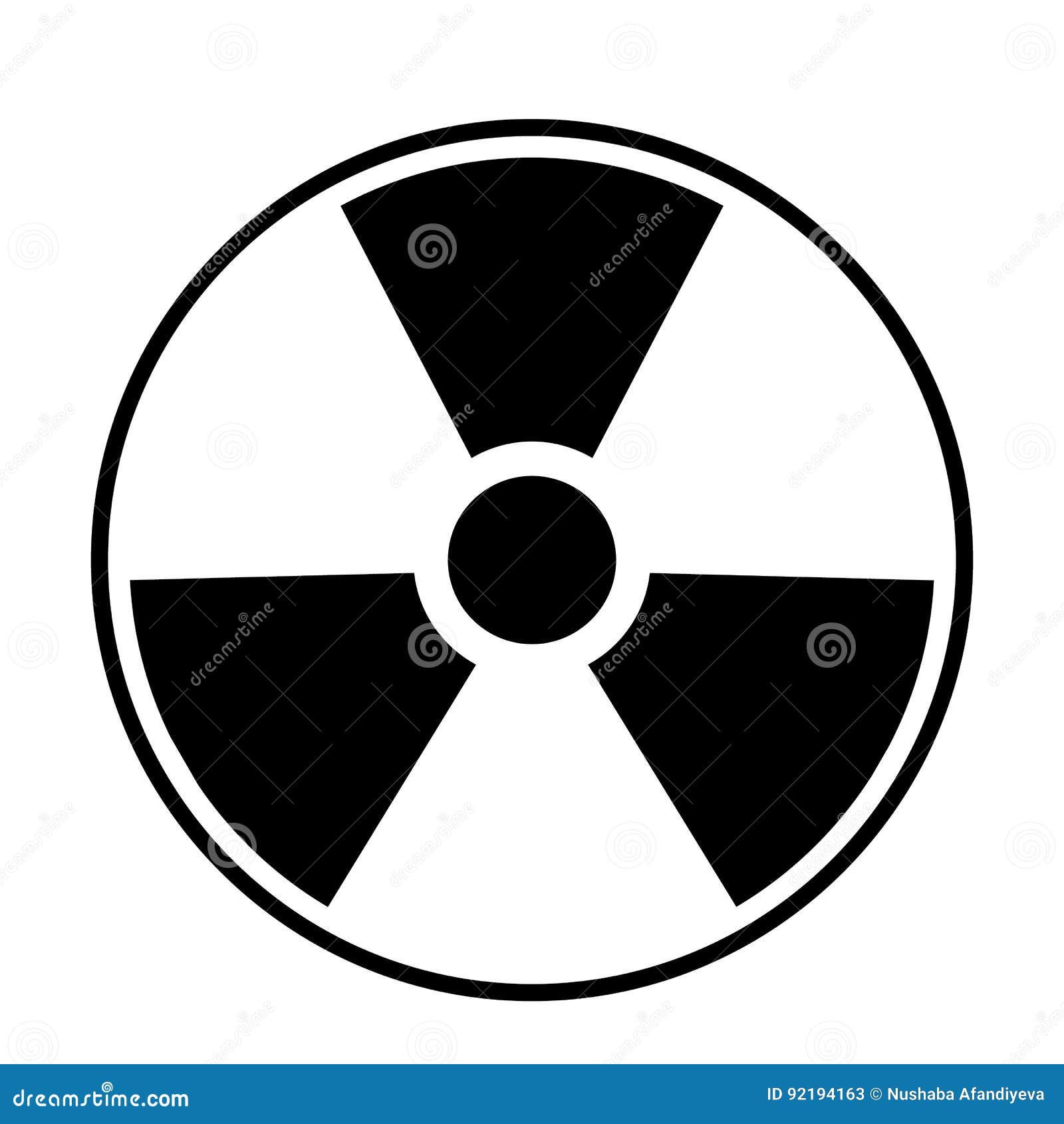 Vettore Nucleare Dell'icona Illustrazione di Stock - Illustrazione di ...